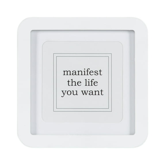 DesignOvation 5x5 Matted for 4x4 Rounded Basic White Decorative ...