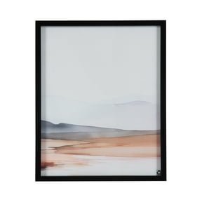 14x16 Frame Black Solid Wood Picture Frame | 0.75 Inch Moulding Width ...
