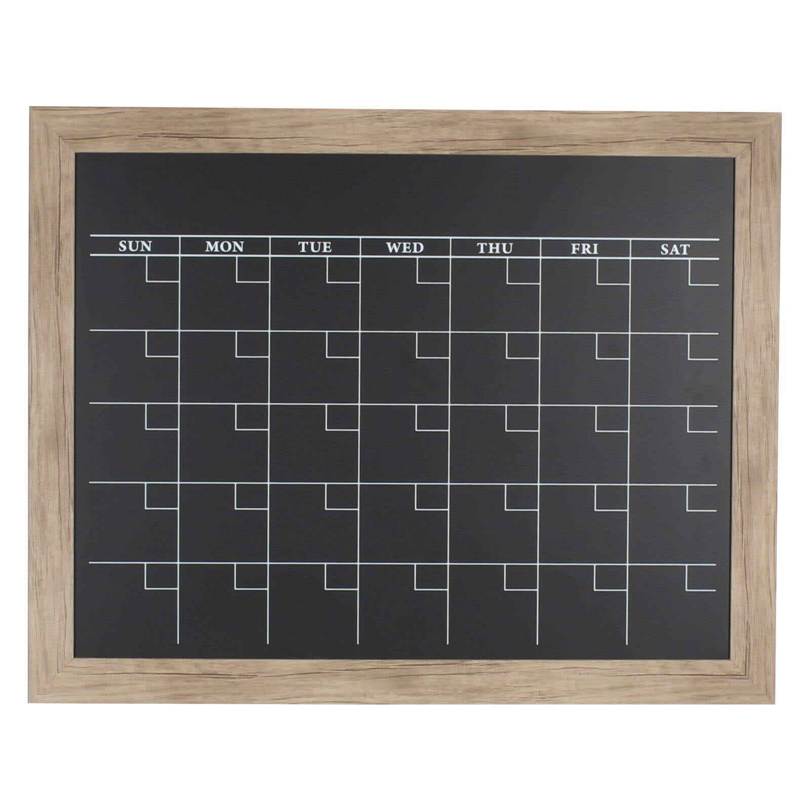 DesignOvation Beatrice Magnetic Chalkboard Monthly Calendar ...