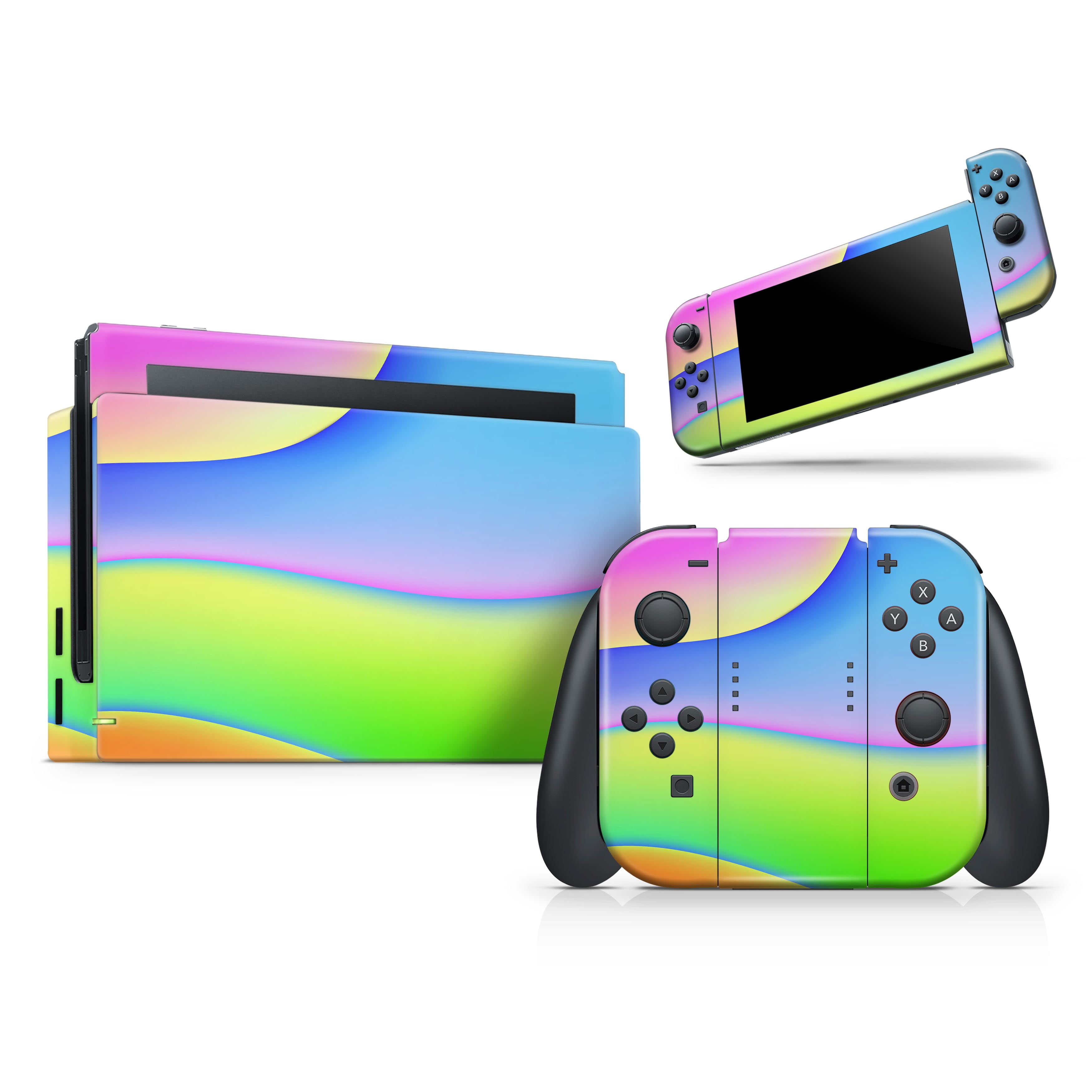 DesignSkinz Abstract Neon Wave V5 Full-Body Skin Decal Wrap Cover for ...
