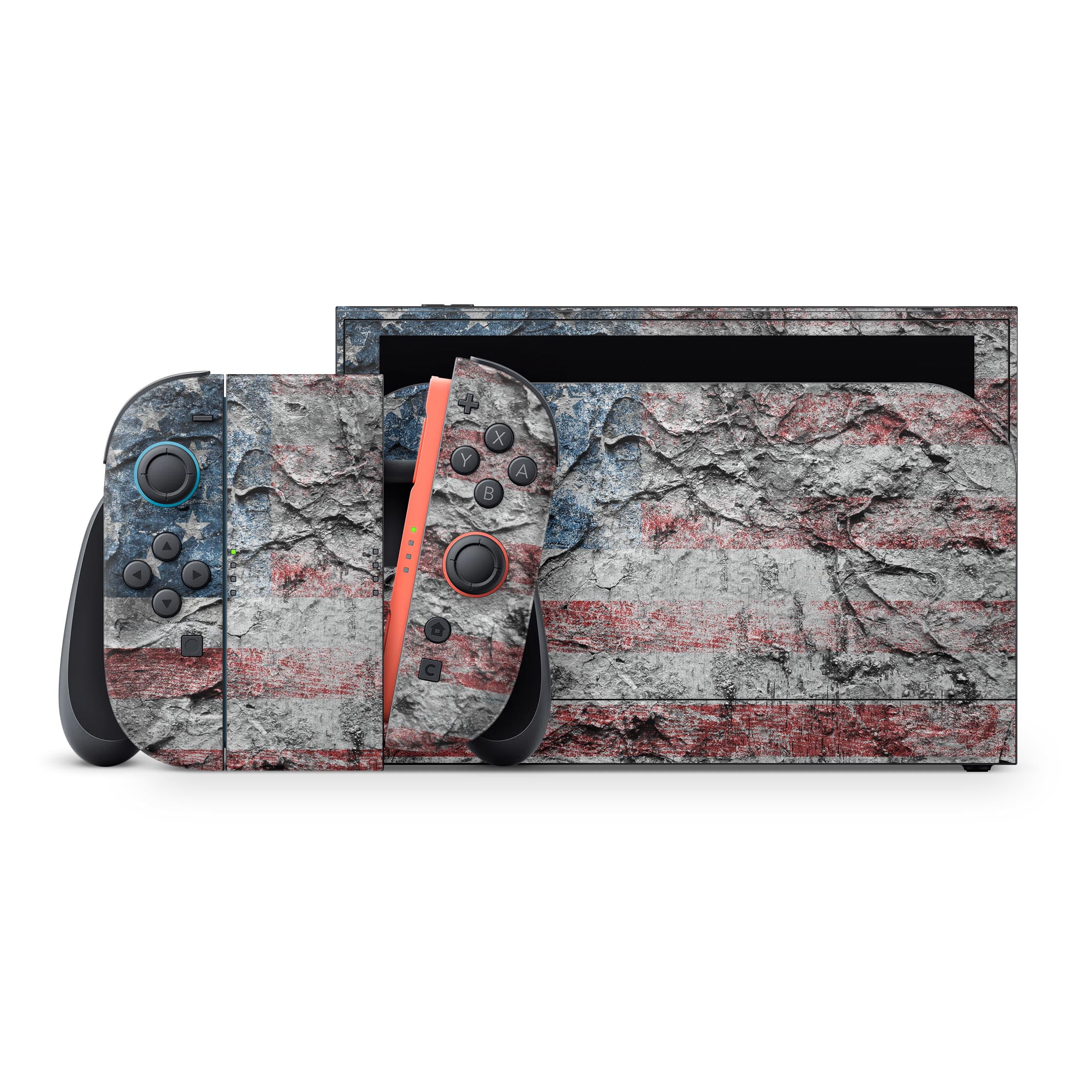 DesignSkinz Aged and Wrinkled American Flag Full-Body Skin Decal Wrap ...