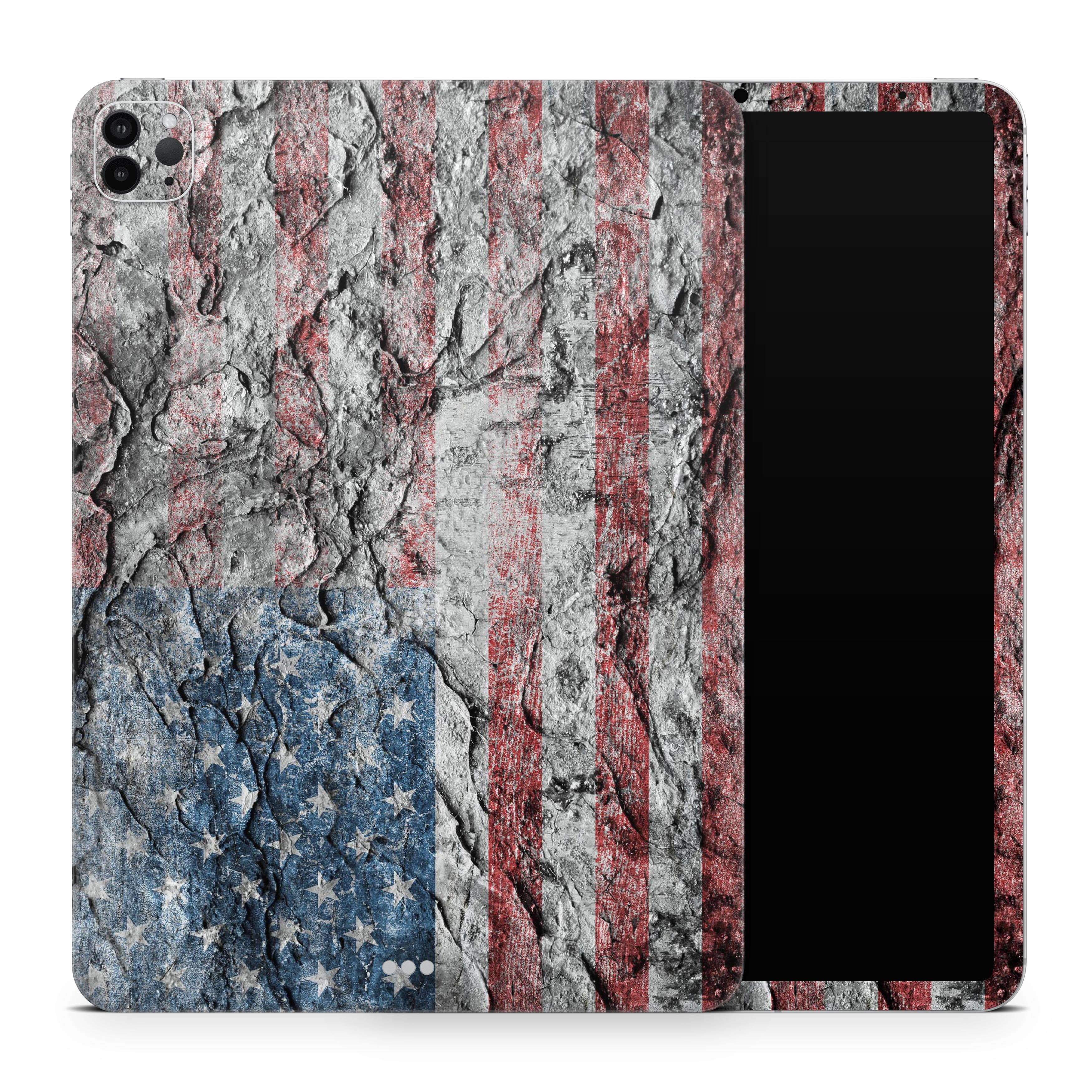 DesignSkinz Aged and Wrinkled American Flag Full-Body Skin Decal Wrap ...