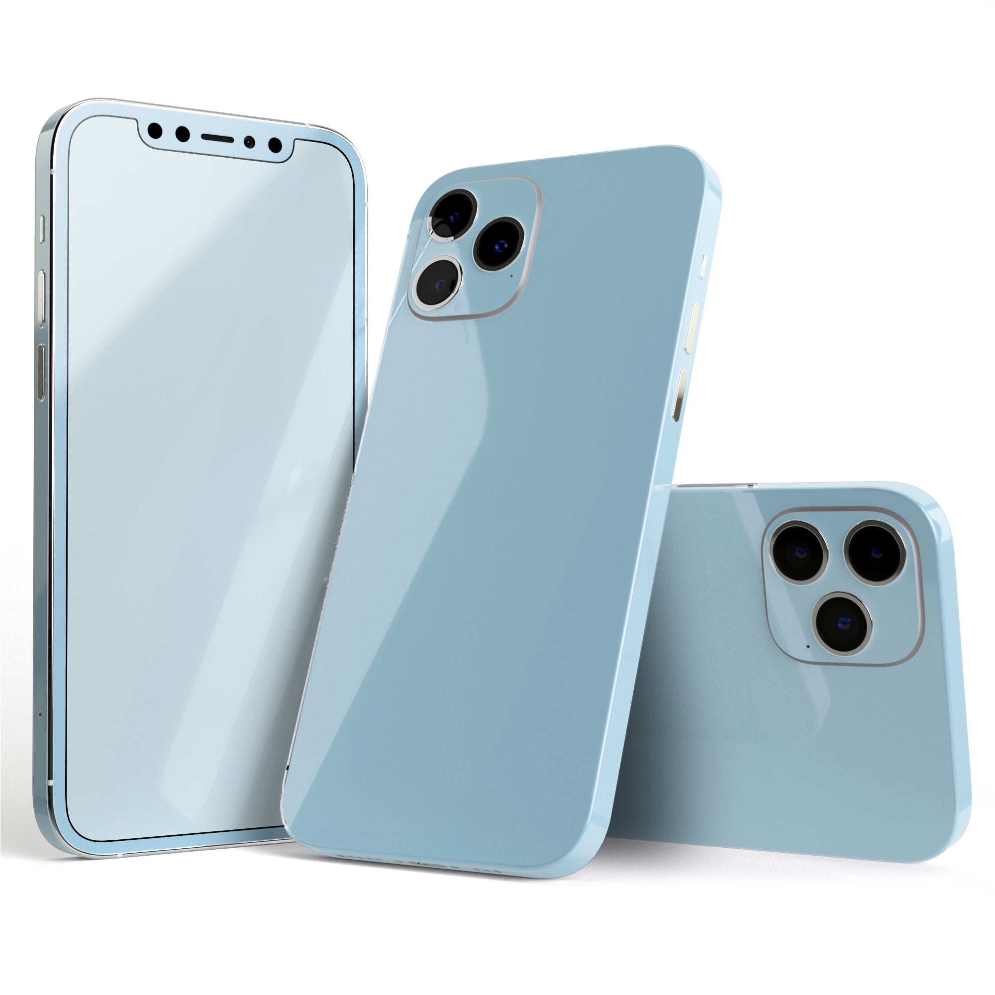 DesignSkinz Baby Blue Pastel Color Full-Body Skin Decal Wrap Cover for ...