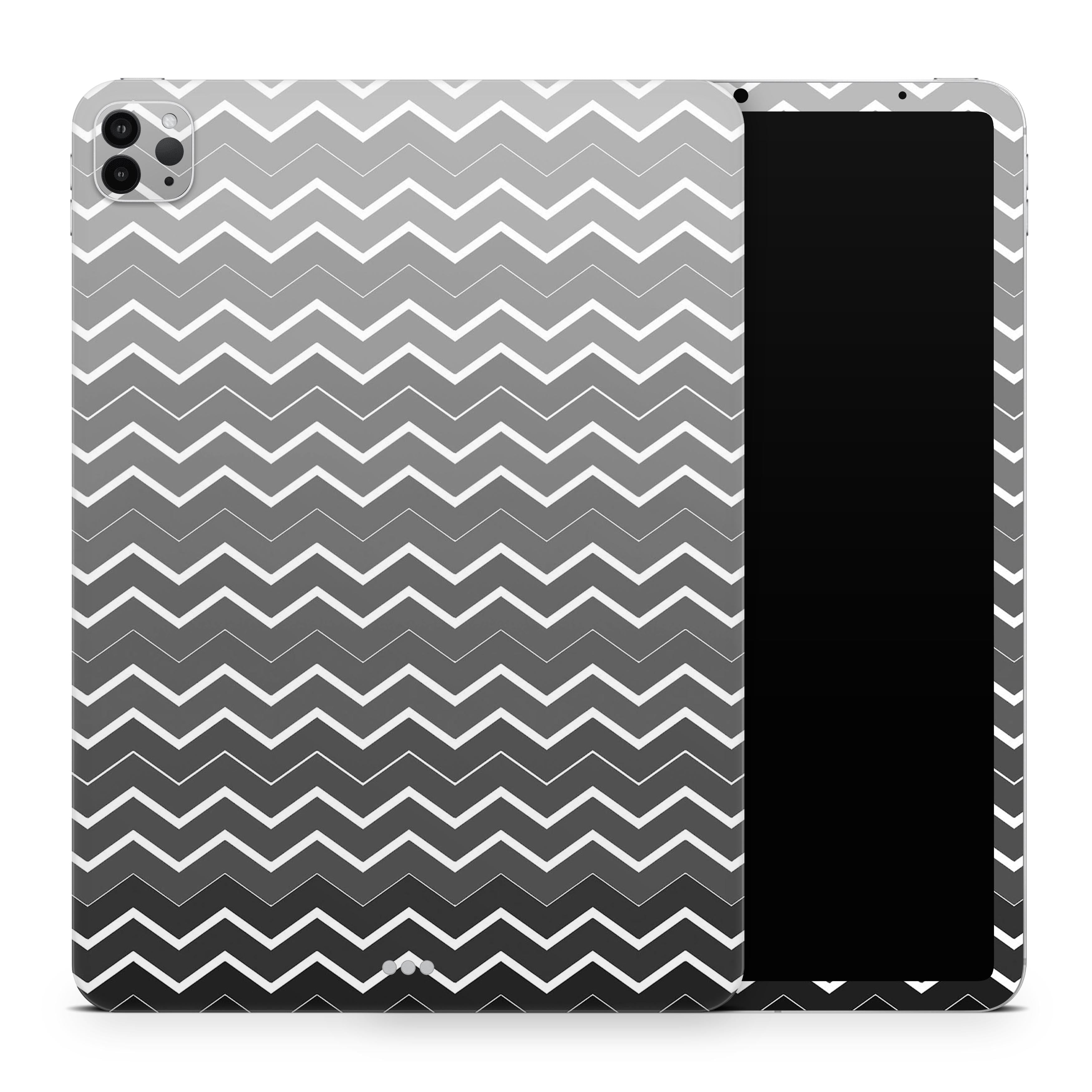 DesignSkinz Black Gradient Layered Chevron Full-Body Skin Decal Wrap ...
