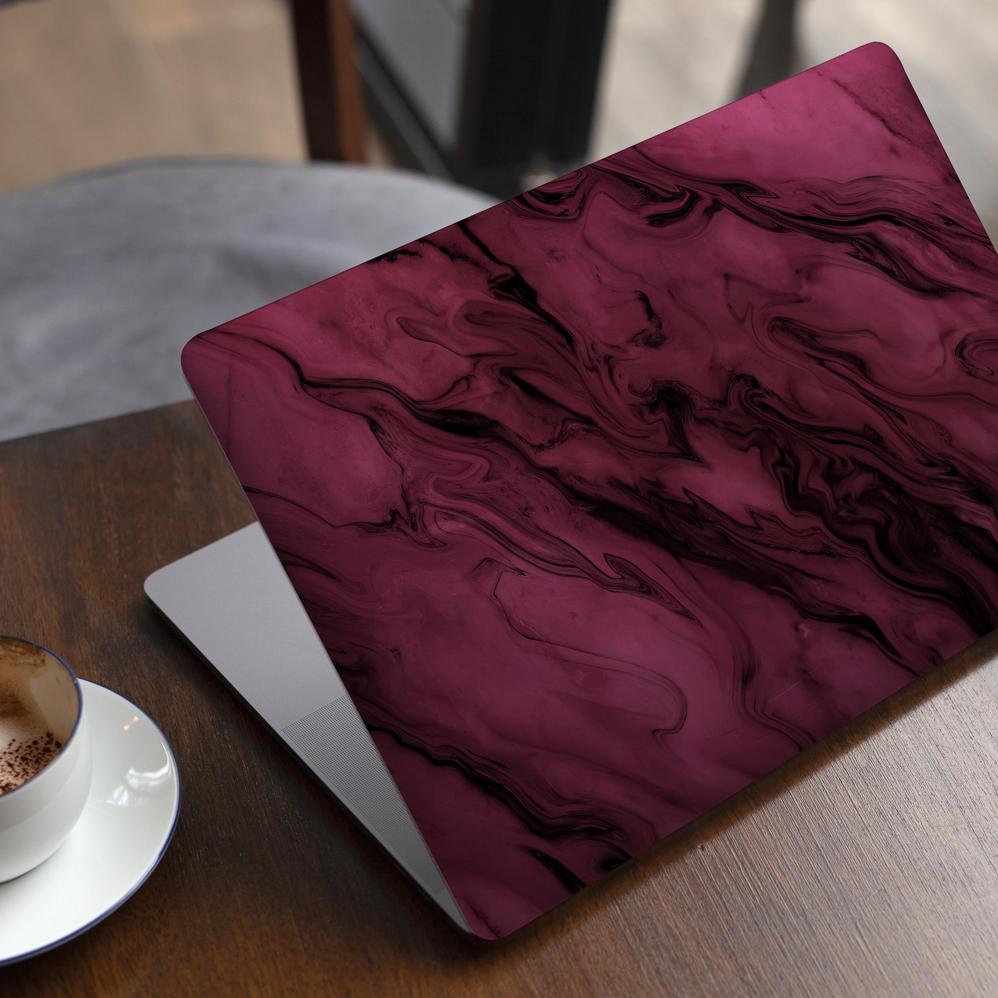 DesignSkinz Black & Pink Marble Swirl V1 Full-Body Skin Decal Wrap ...