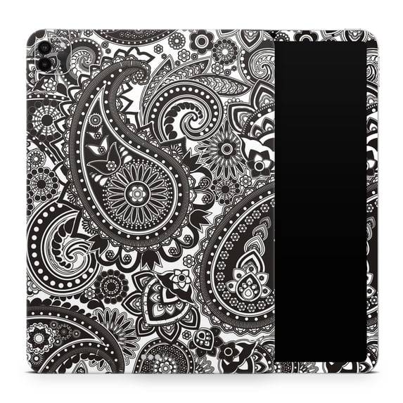 DesignSkinz Black & White Pasiley Pattern Full-Body Skin Decal Wrap ...