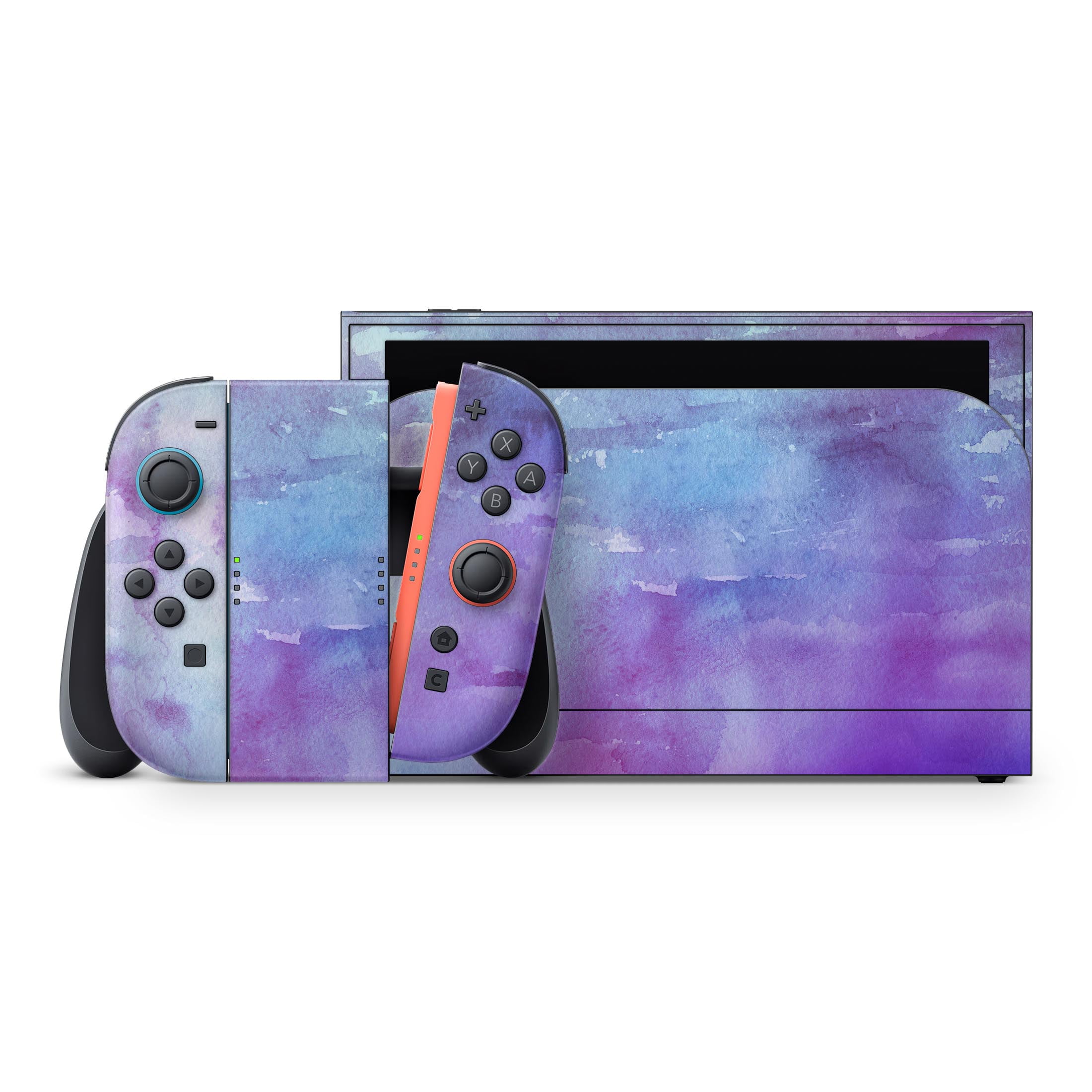 DesignSkinz Blotted Purple 896 Absorbed Watercolor Texture Full-Body ...