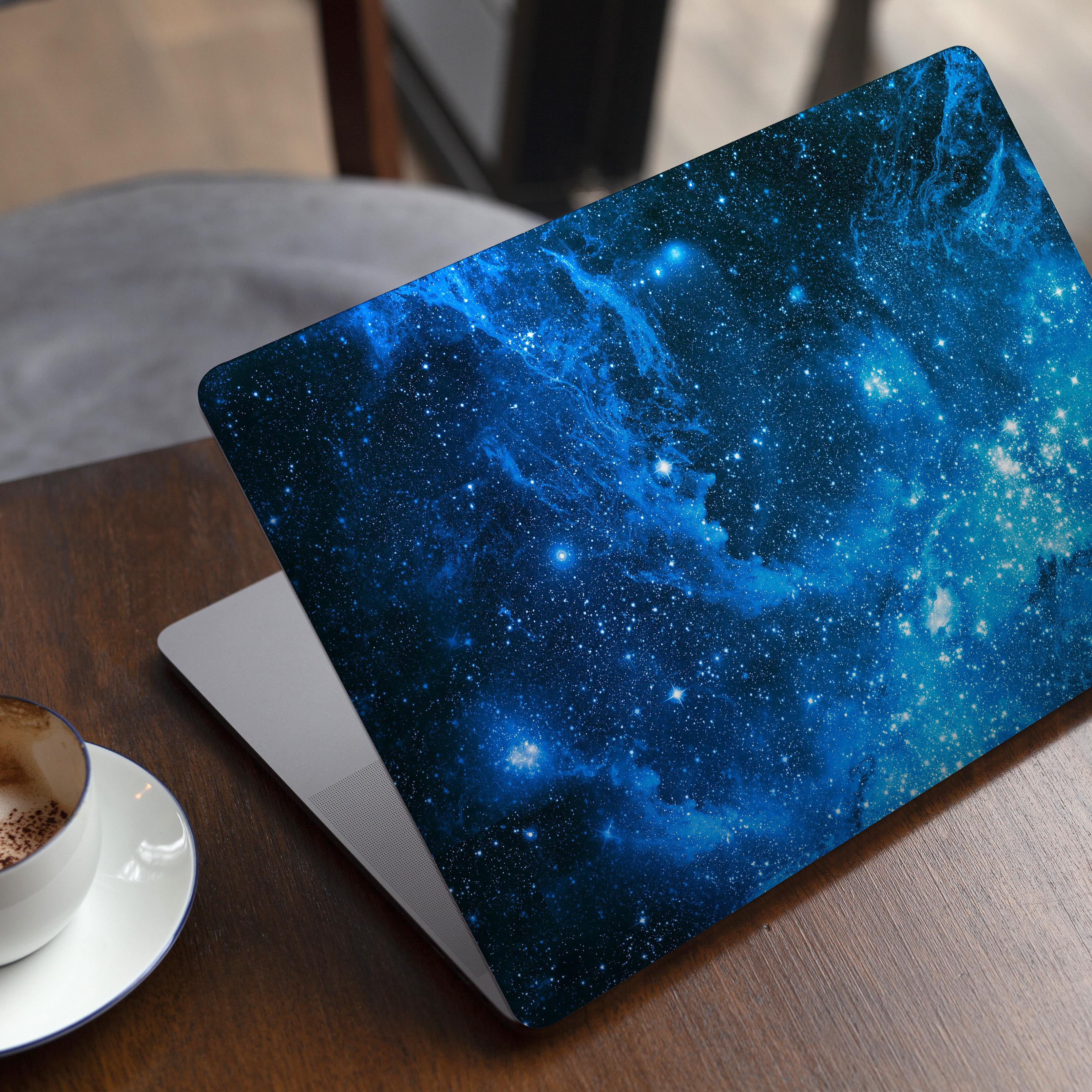DesignSkinz Blue Hue Nebula Full-Body Skin Decal Wrap Cover for MacBook ...