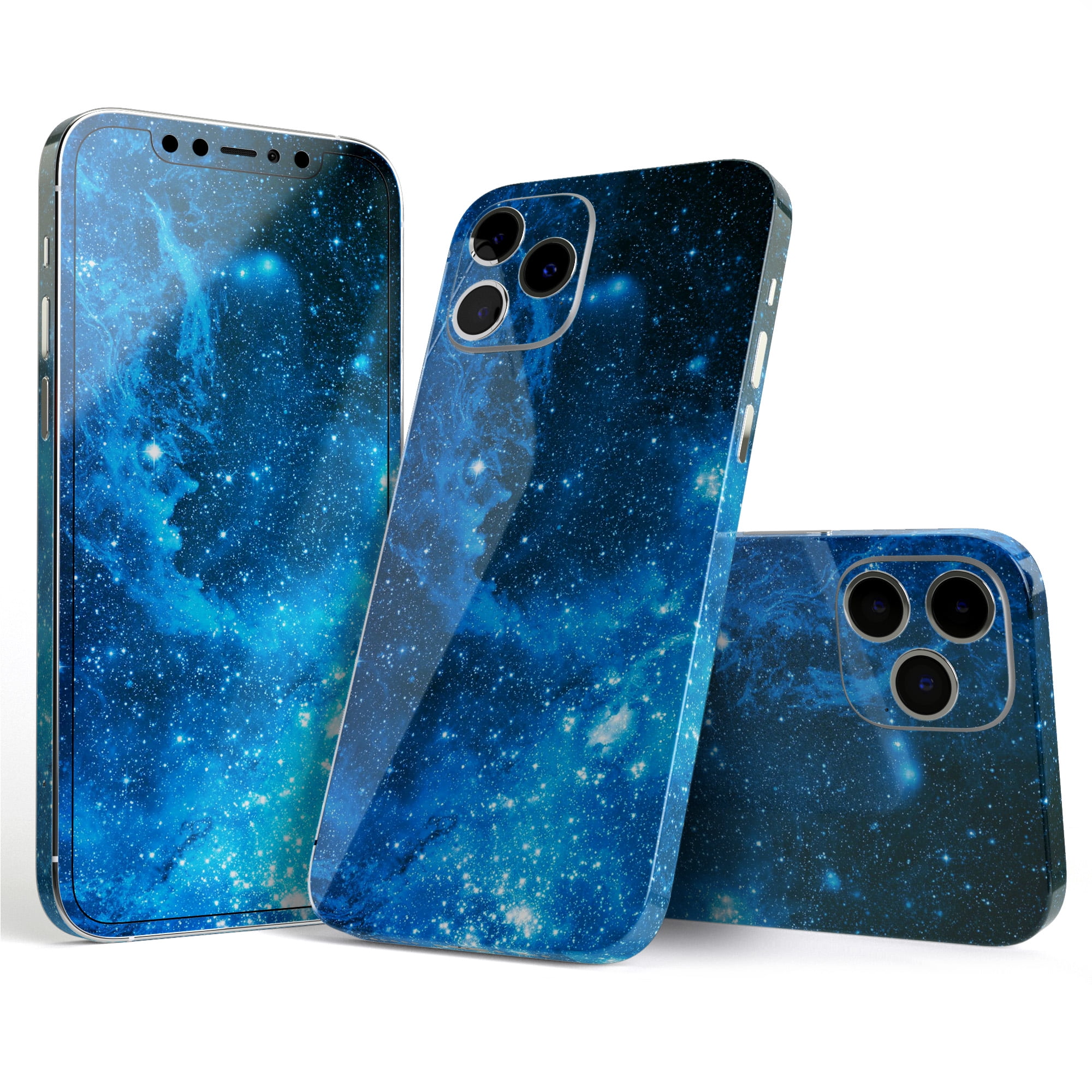 DesignSkinz Blue Hue Nebula Full-Body Skin Decal Wrap Cover for iPhone ...
