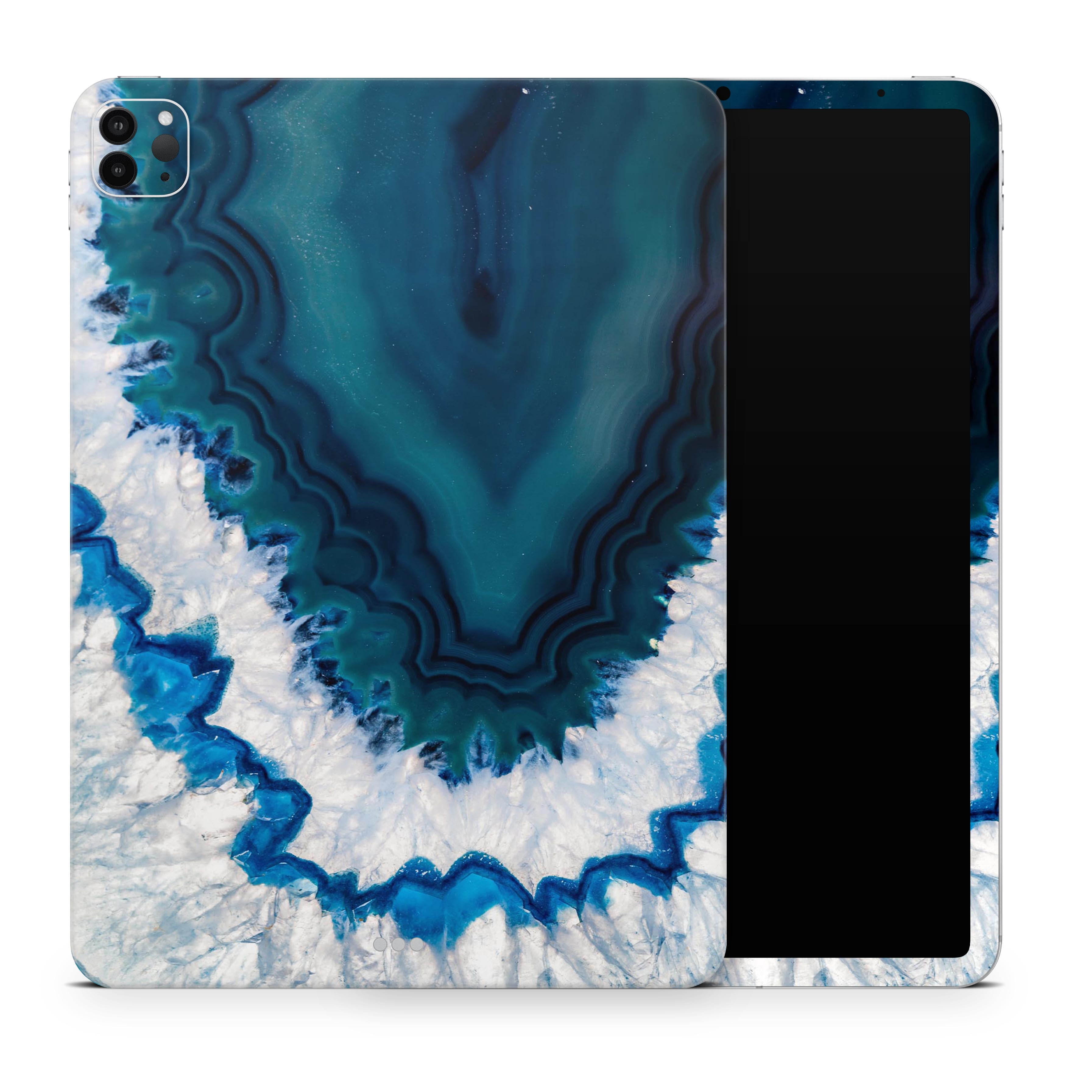 DesignSkinz Bright Blue Agate Slice Full-Body Skin Decal Wrap Cover for ...