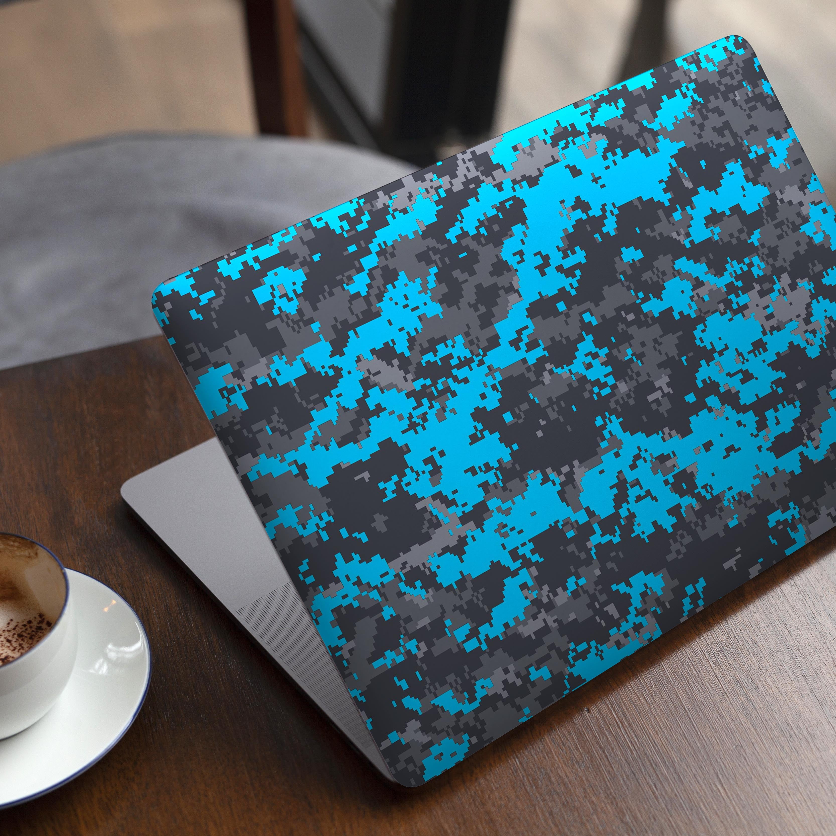 DesignSkinz Bright Blue and Gray Digital Camouflage Full-Body Skin ...