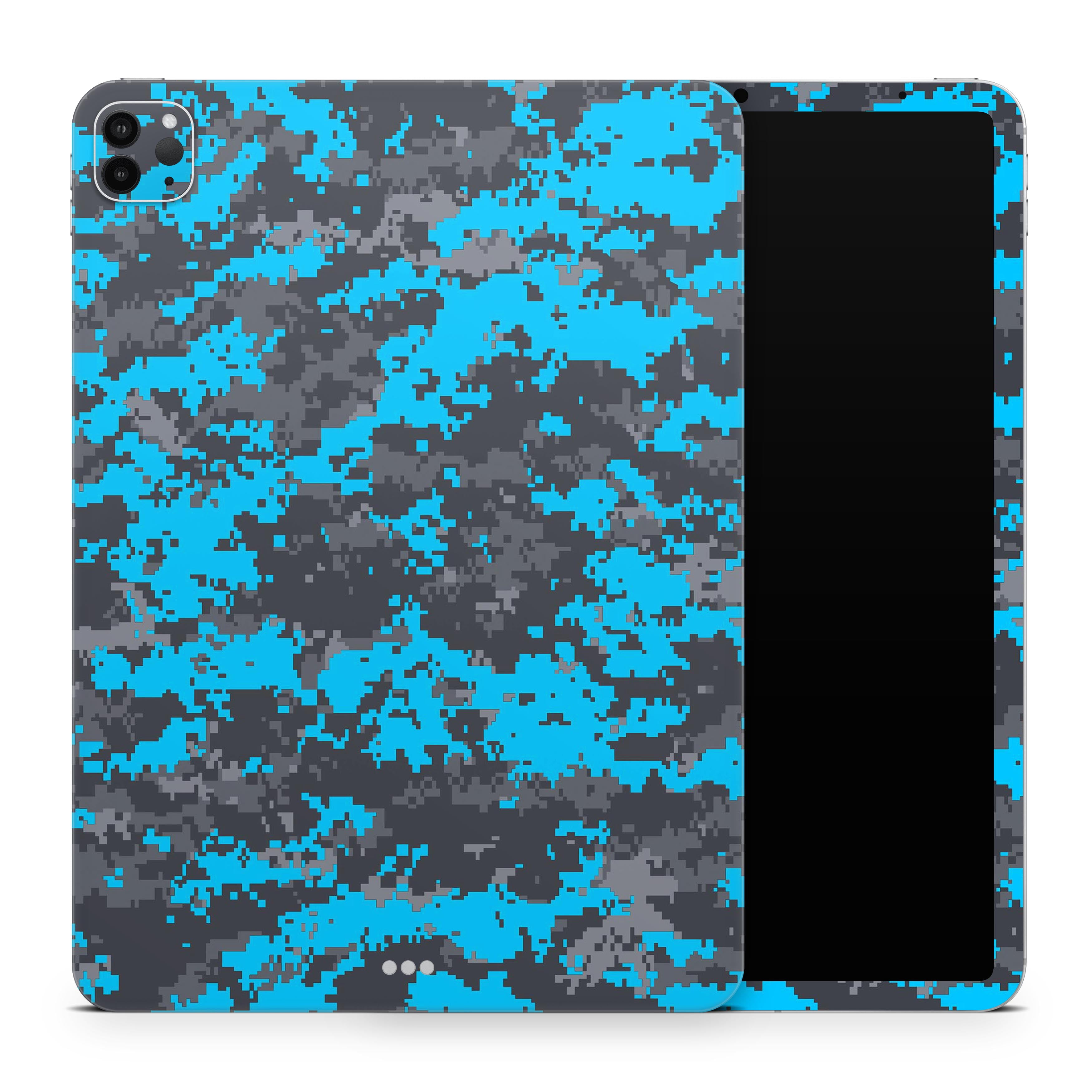 DesignSkinz Bright Blue and Gray Digital Camouflage Full-Body Skin ...