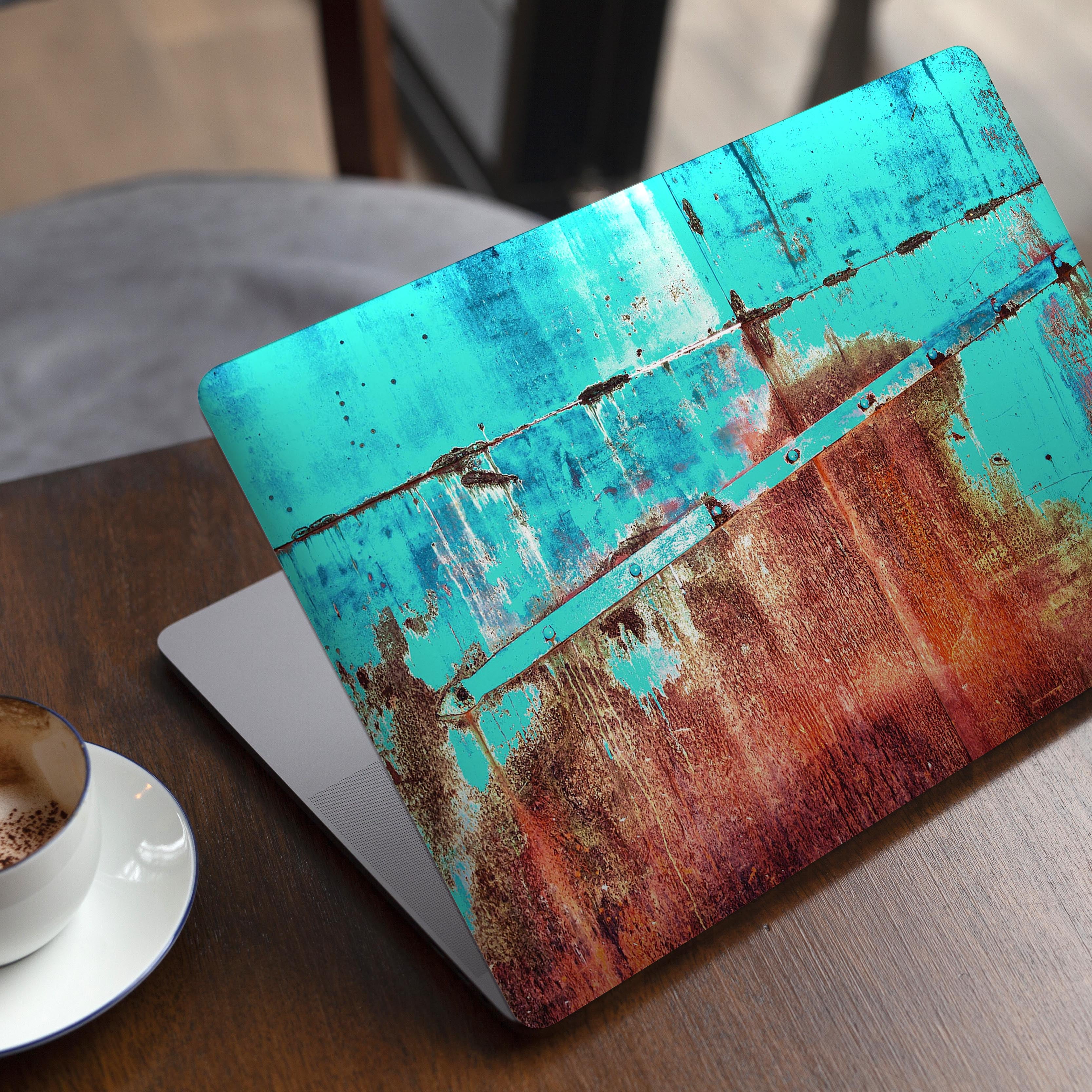 DesignSkinz Bright Turquise Rusted Surface Full-Body Skin Decal Wrap ...