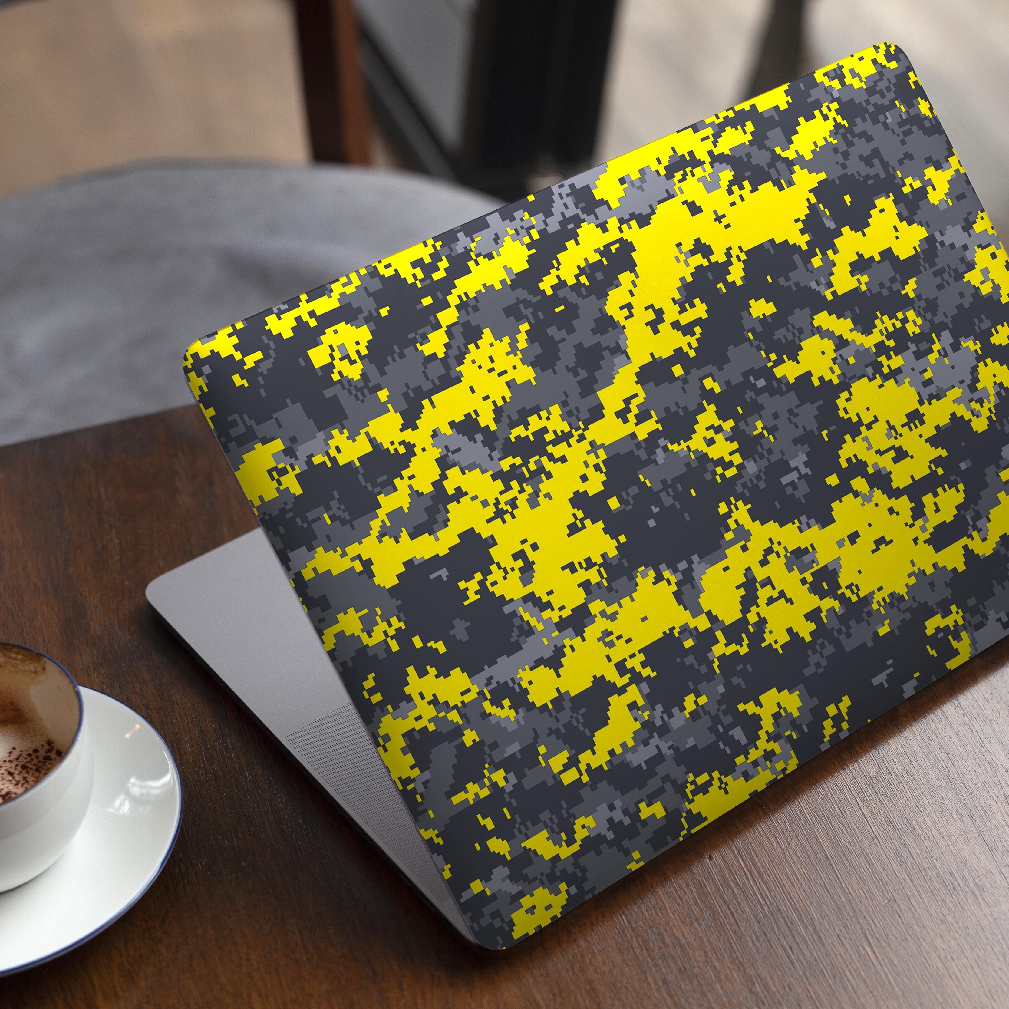 DesignSkinz Bright Yellow and Gray Digital Camouflage Full-Body Skin ...
