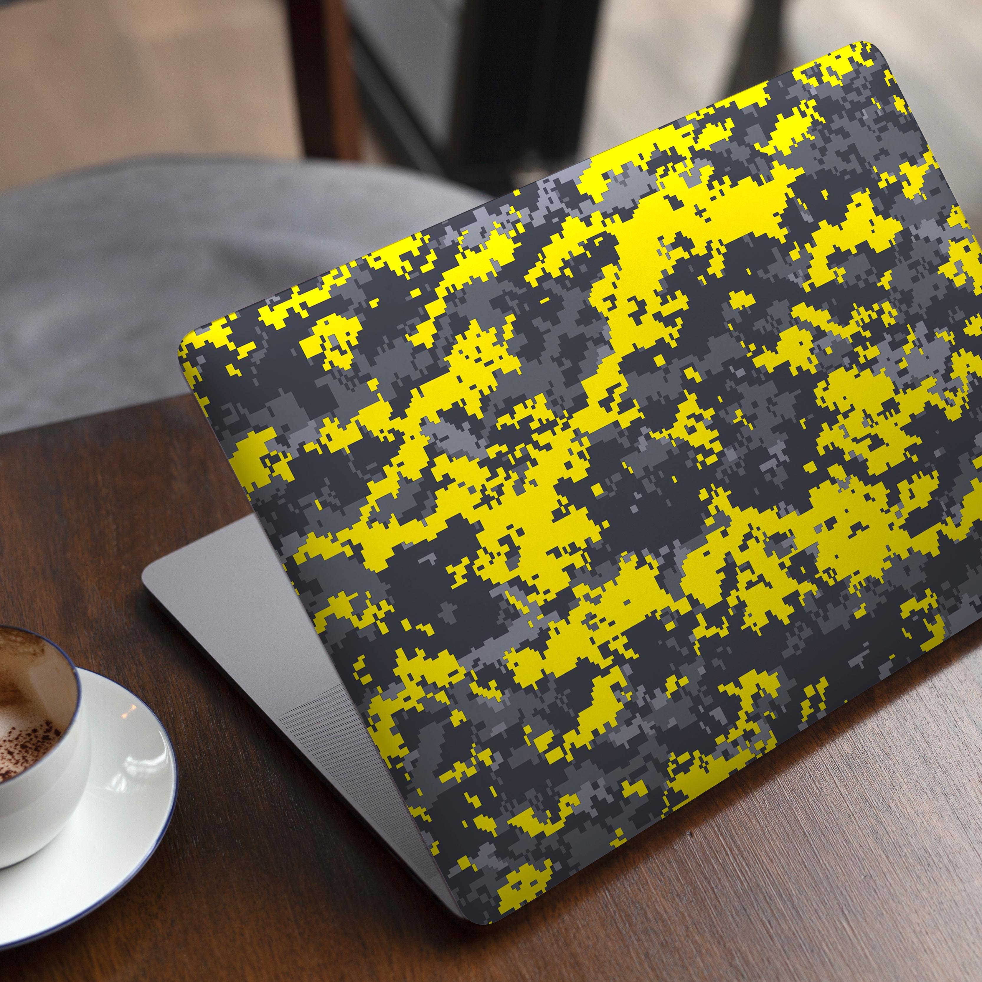 DesignSkinz Bright Yellow and Gray Digital Camouflage Full-Body Skin ...