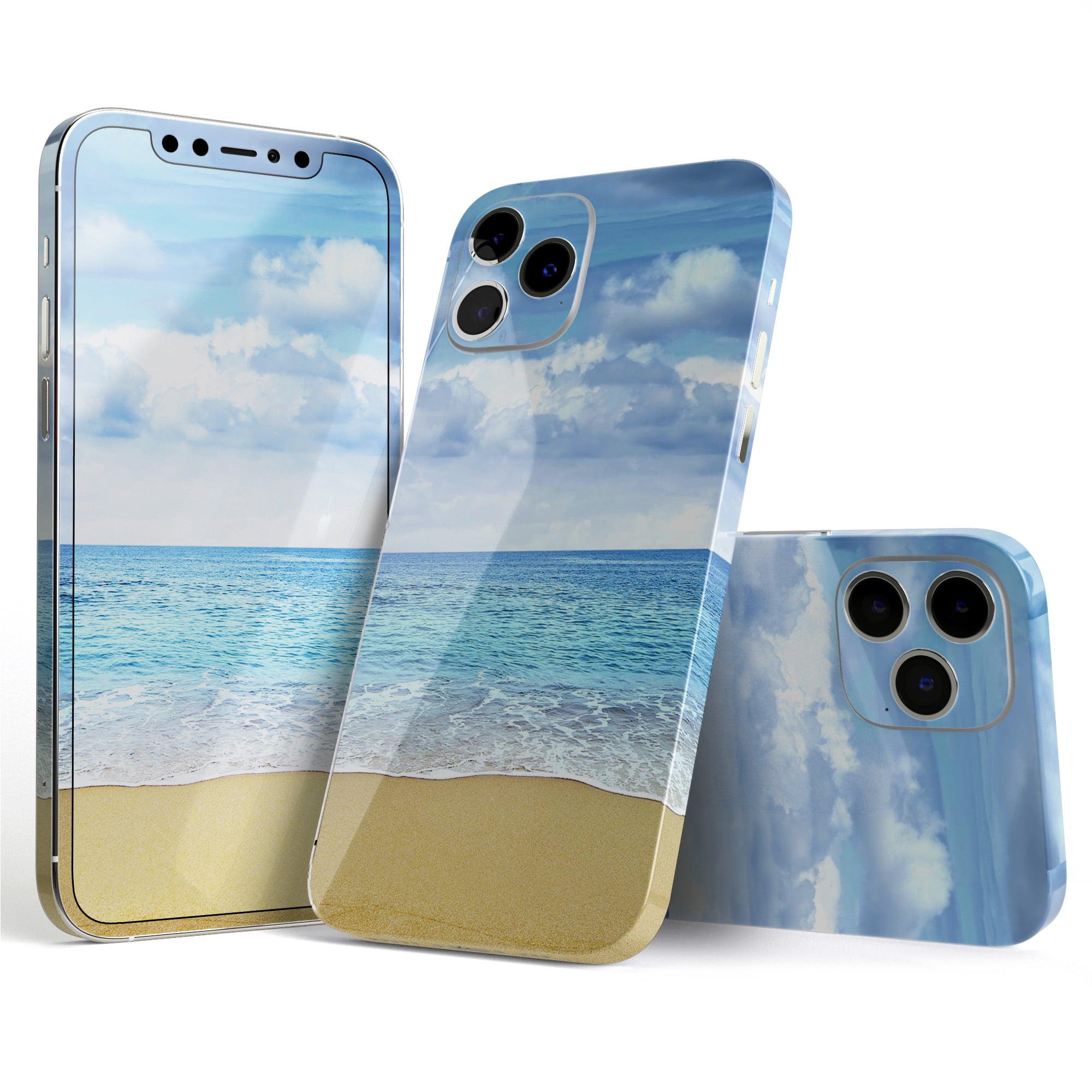 DesignSkinz Calm Blue Sky and Sea Shore Full-Body Skin Decal Wrap Cover ...