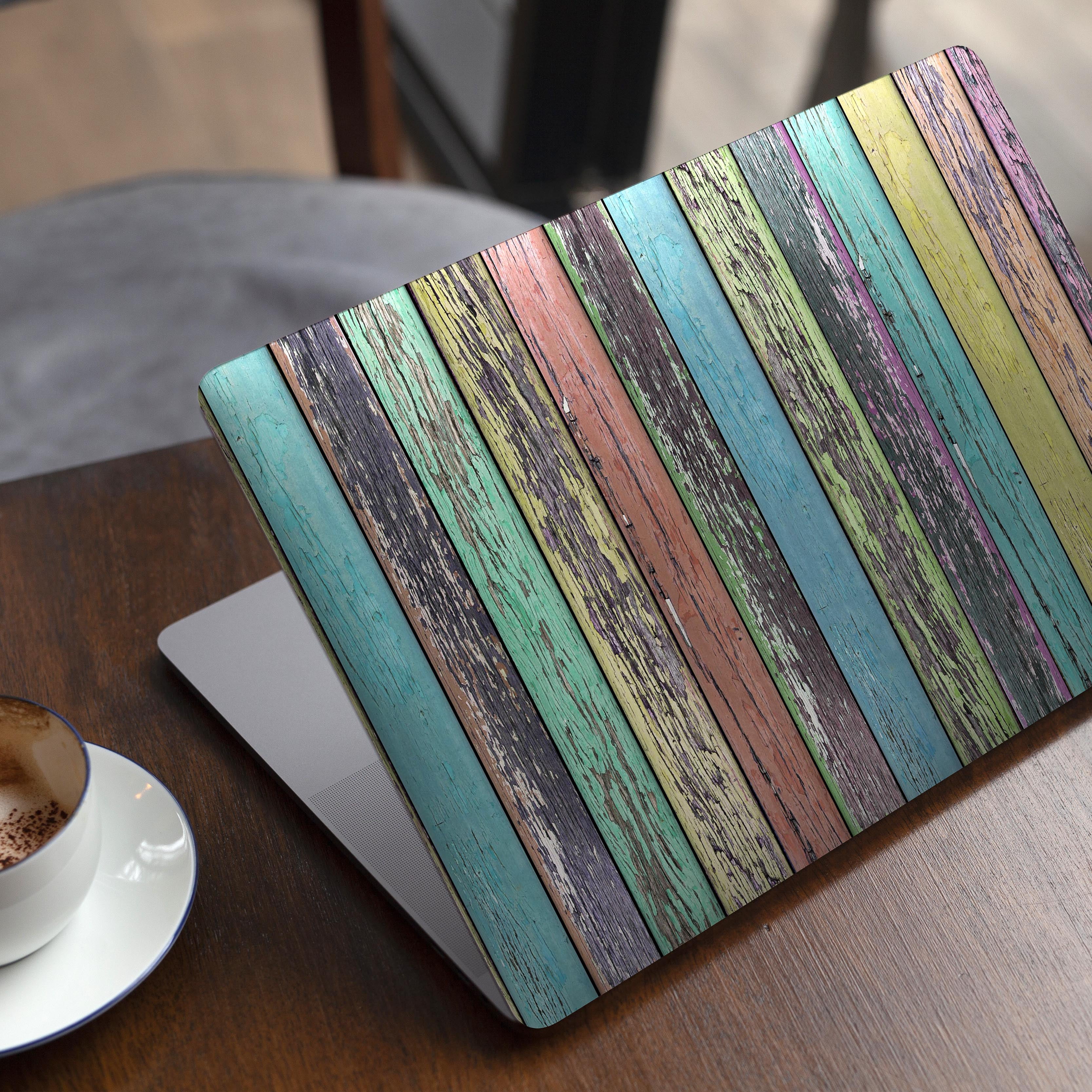 DesignSkinz Chipped Pastel Paint on Wood Full-Body Skin Decal Wrap ...