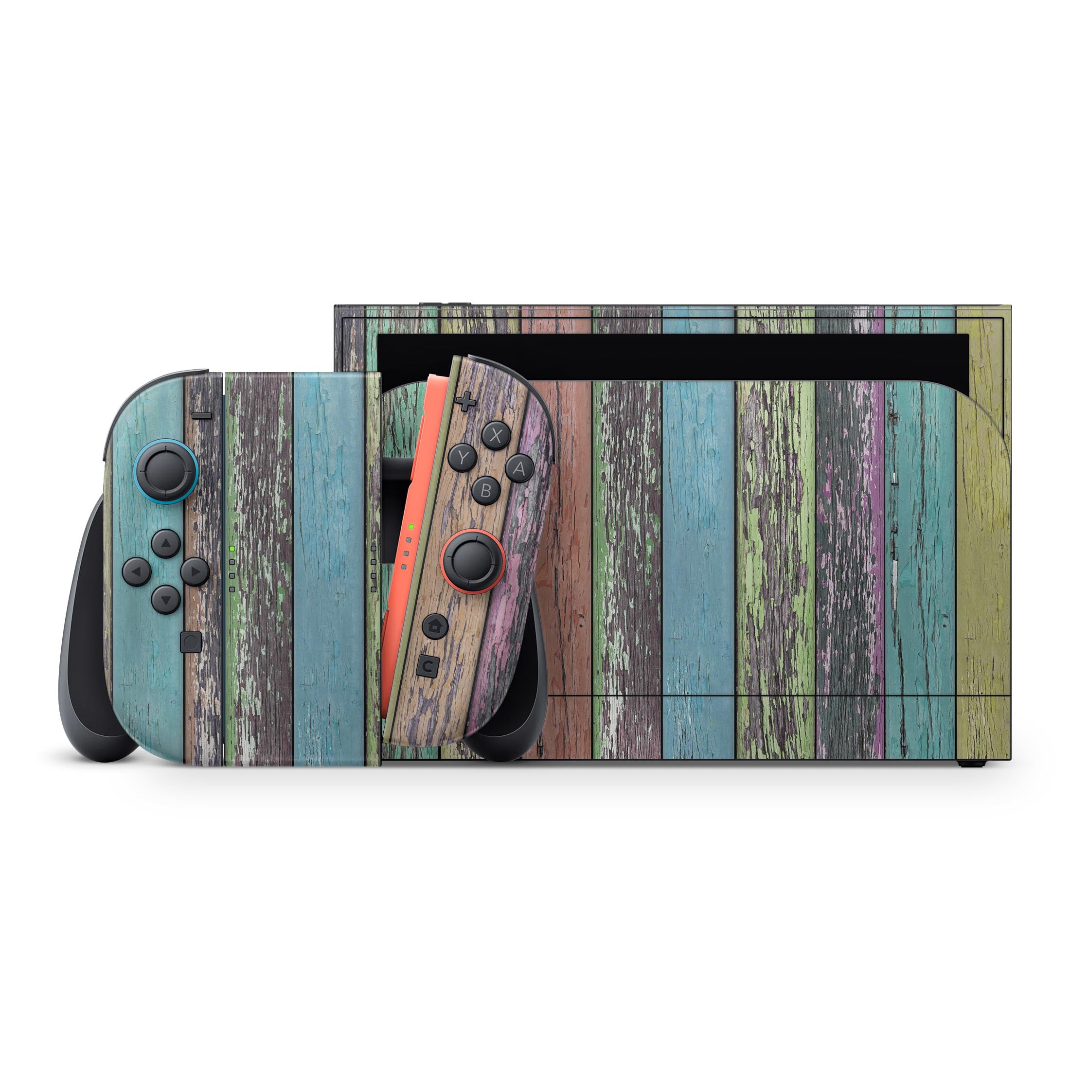 DesignSkinz Chipped Pastel Paint on Wood Full-Body Skin Decal Wrap ...