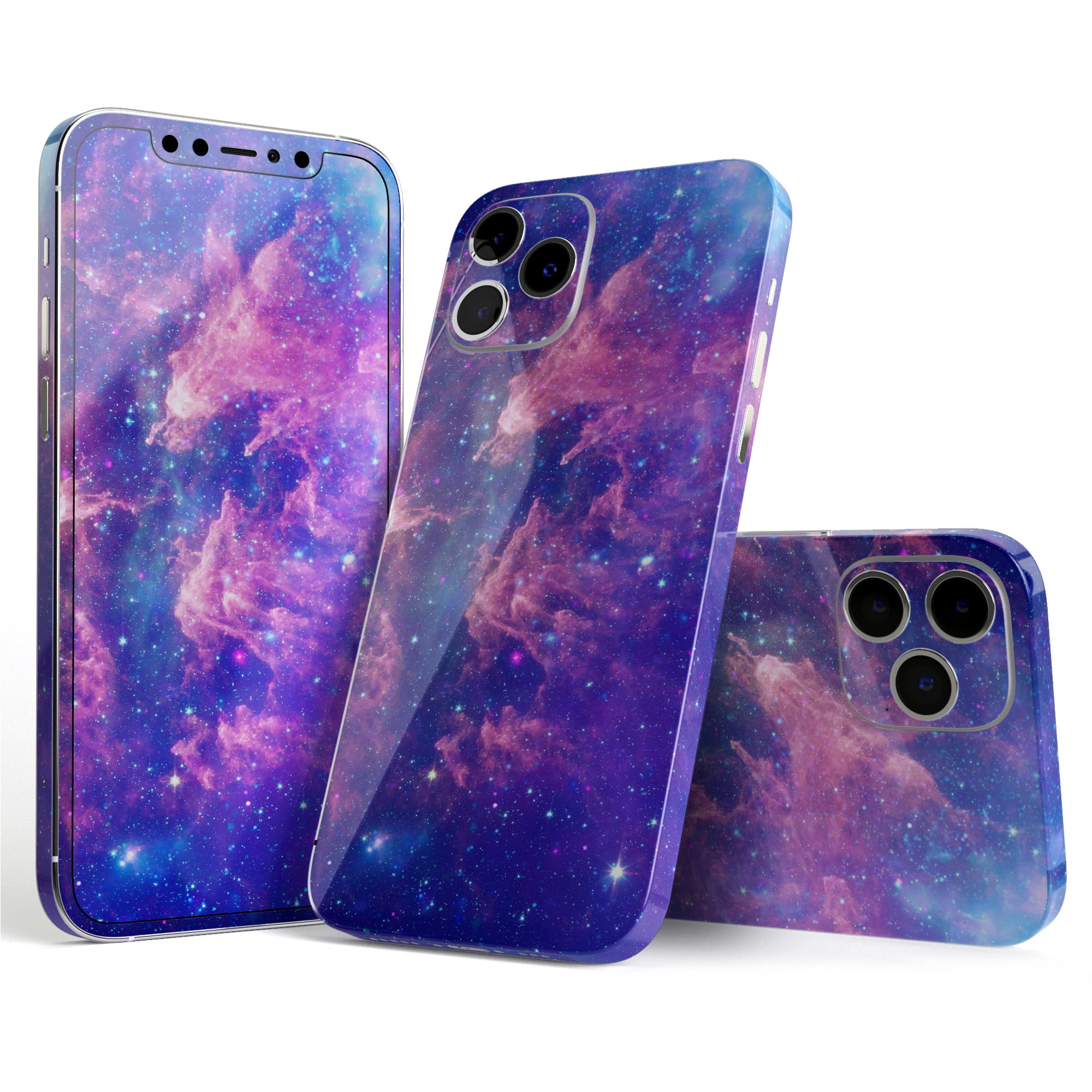 DesignSkinz Colorful Nebula Full-Body Skin Decal Wrap Cover for iPhone ...