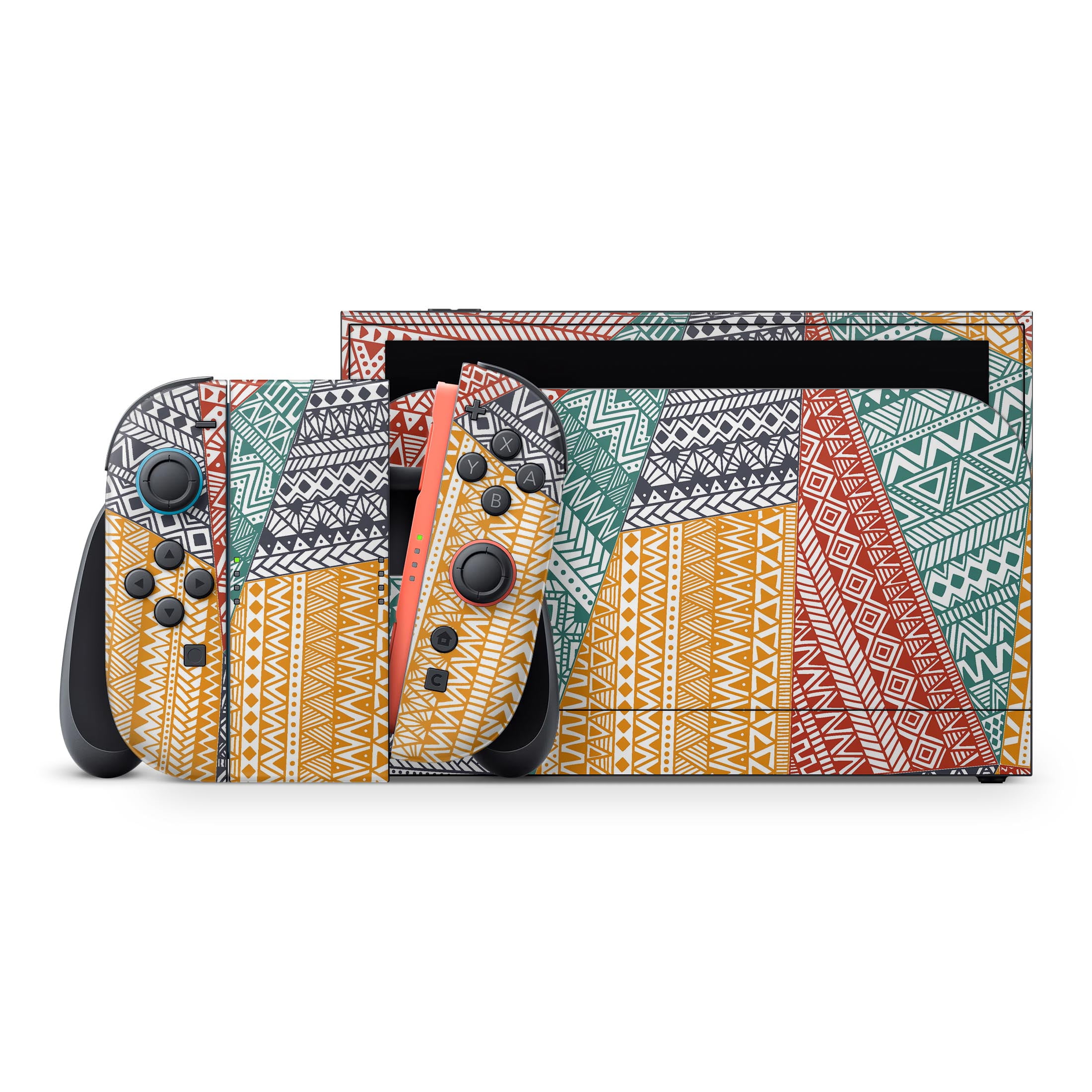 DesignSkinz Colorful Patchwork Patterns Full-Body Skin Decal Wrap Cover ...