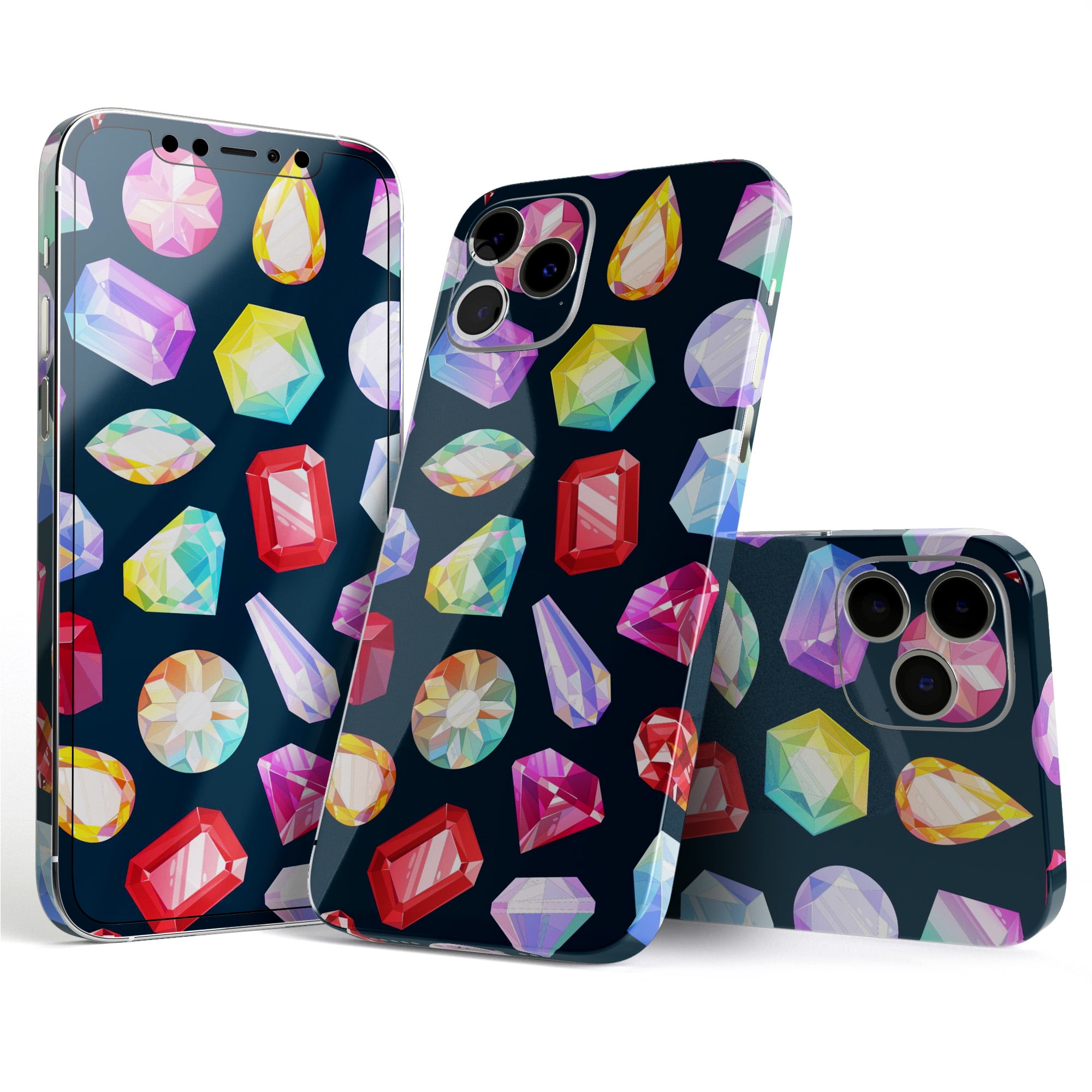 DesignSkinz Colorful Vector Gems Full-Body Skin Decal Wrap Cover for ...