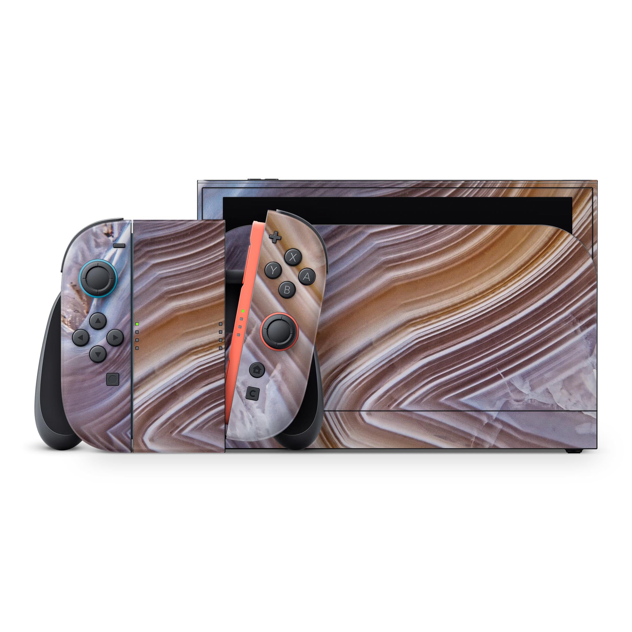 DesignSkinz Cracked Amber & Blue Agate Full-Body Skin Decal Wrap Cover ...