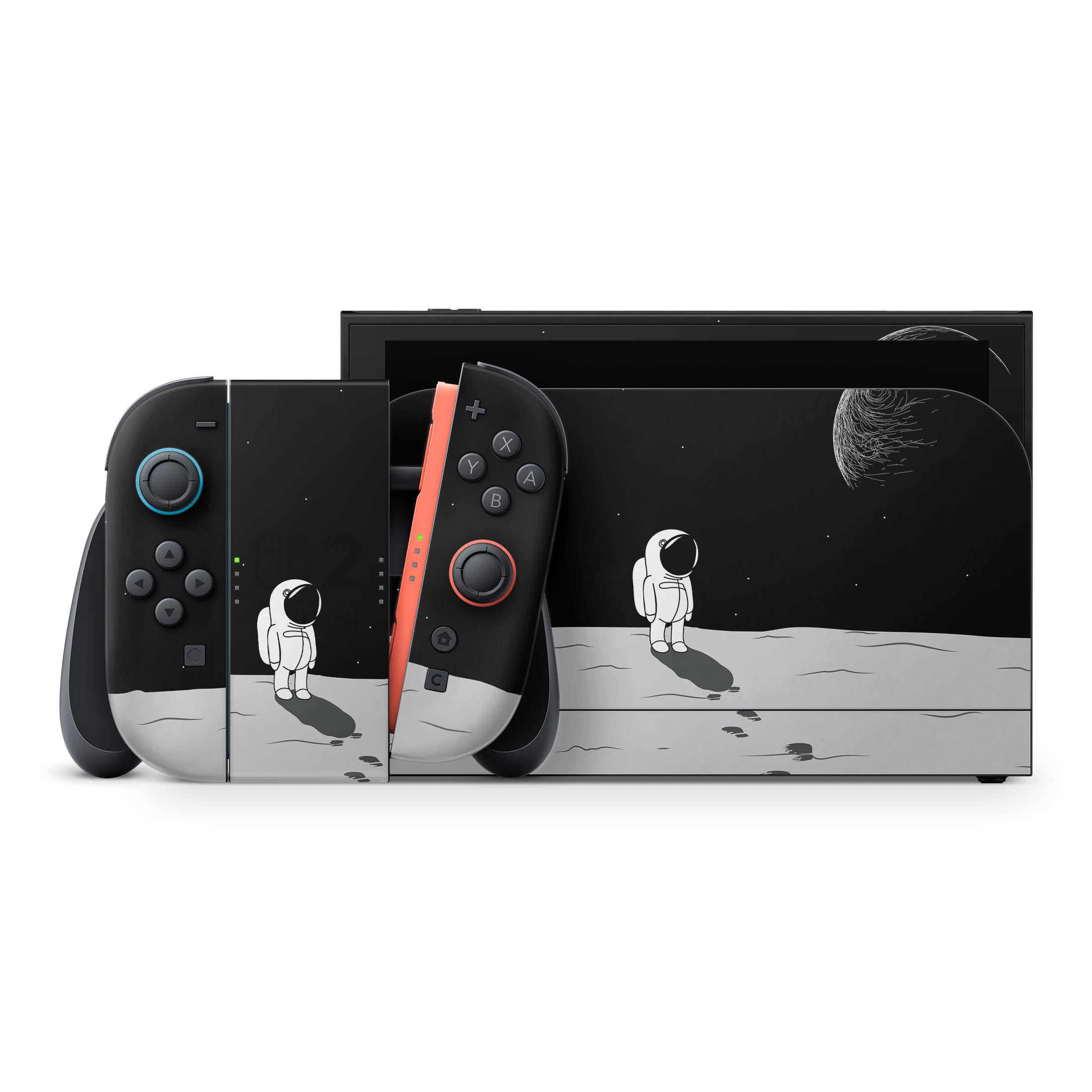 DesignSkinz Cute Cartoon Astronaut in Space V1 Full-Body Skin Decal ...