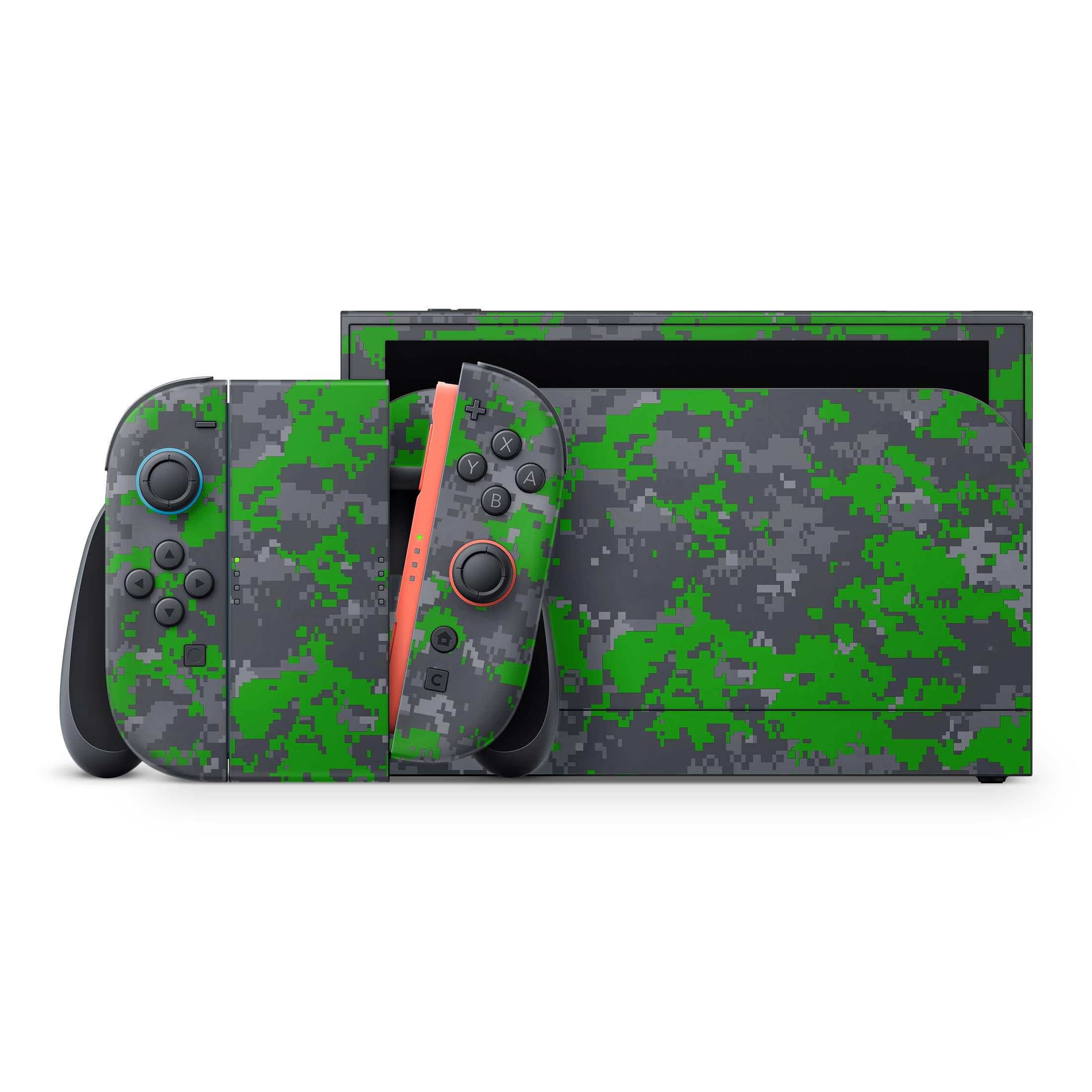 DesignSkinz Dark Green and Gray Digital Camouflage Full-Body Skin Decal ...