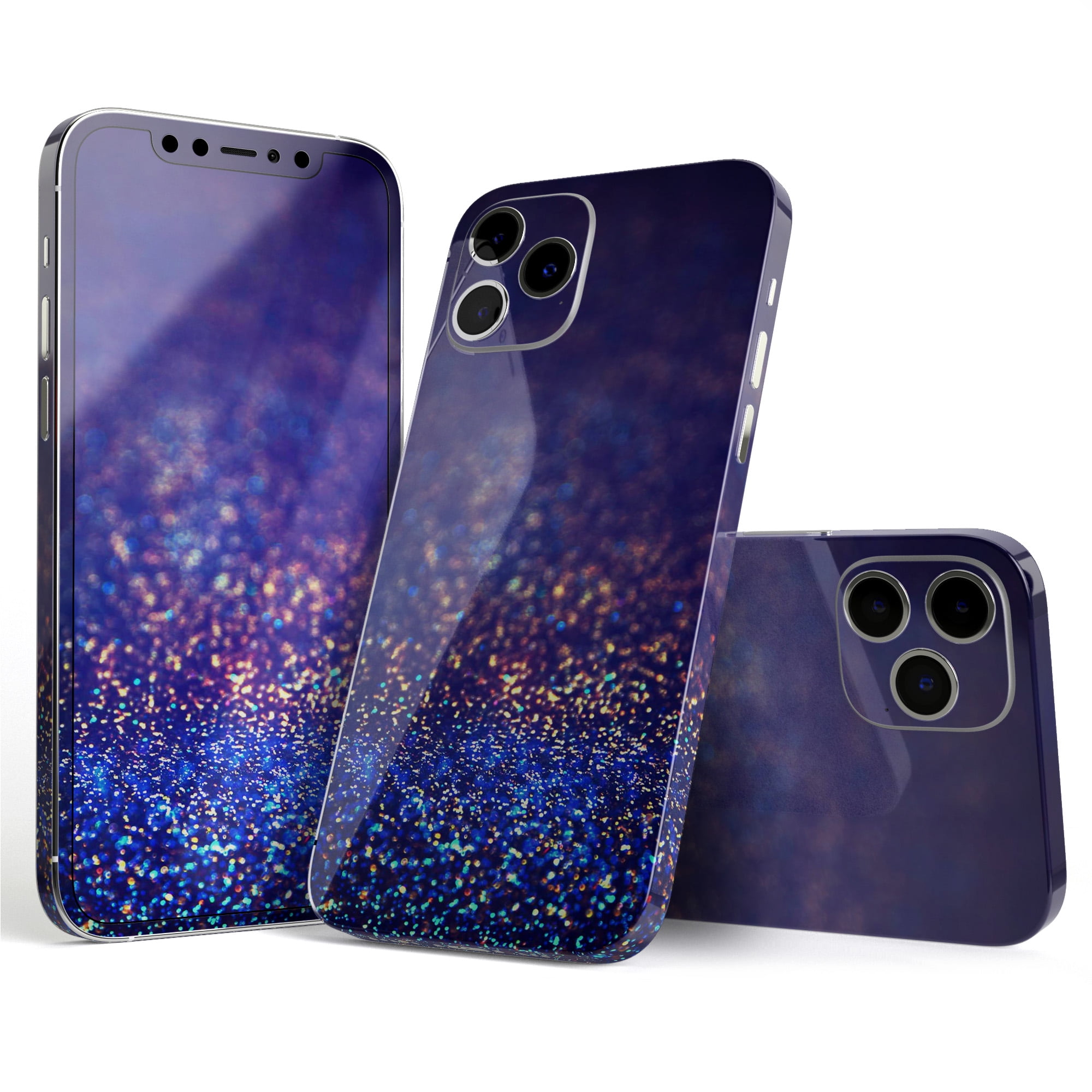 DesignSkinz Deep Blue with Gold Shimmering Orbs of Light Full-Body Skin ...