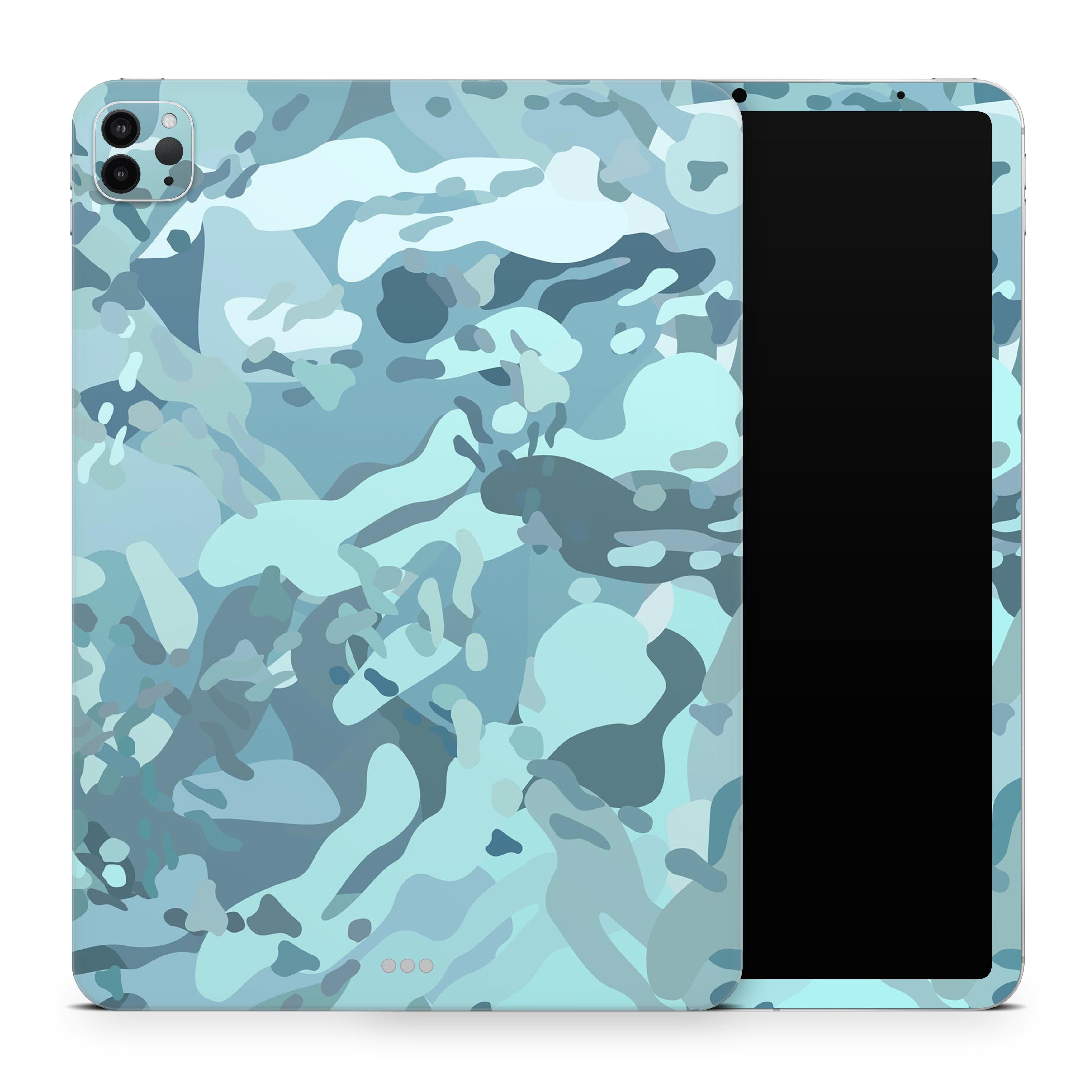 DesignSkinz Desert Sea Camouflage V2 Full-Body Skin Decal Wrap Cover for iPad Pro 12.9” 4th Gen ...