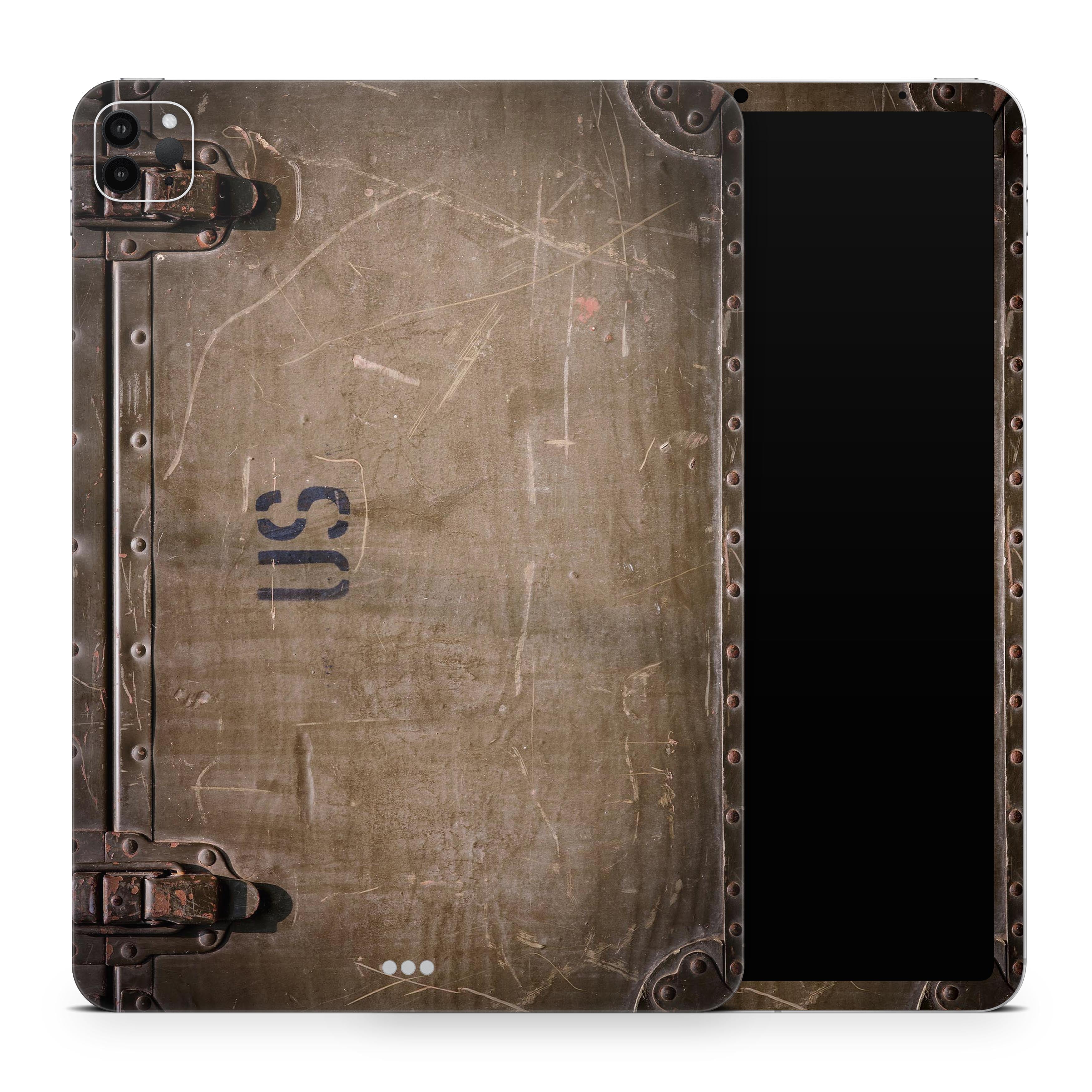 DesignSkinz Distressed US Military Chest Full-Body Skin Decal Wrap ...