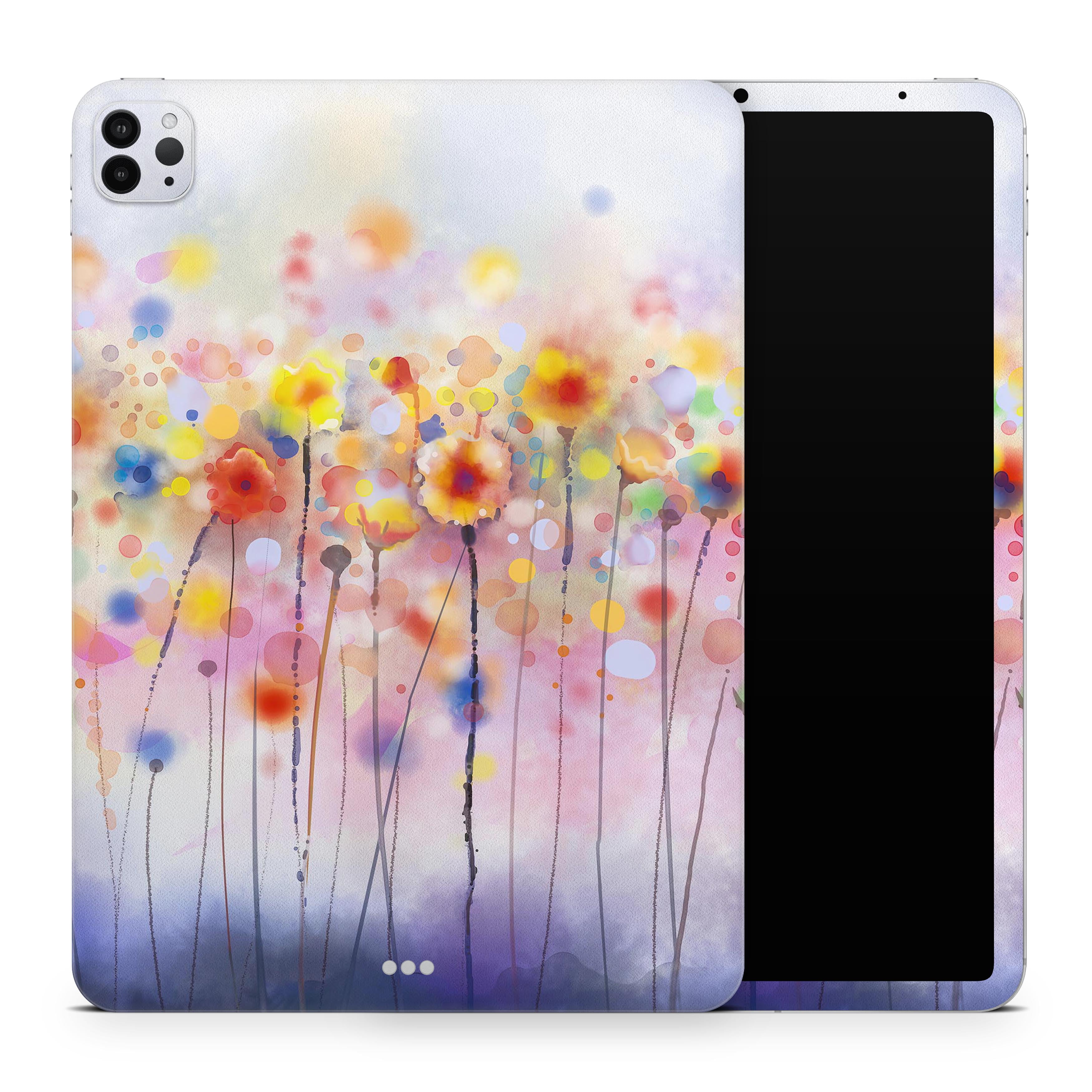 DesignSkinz Drizzle Watercolor Flowers V1 Full-Body Skin Decal Wrap ...