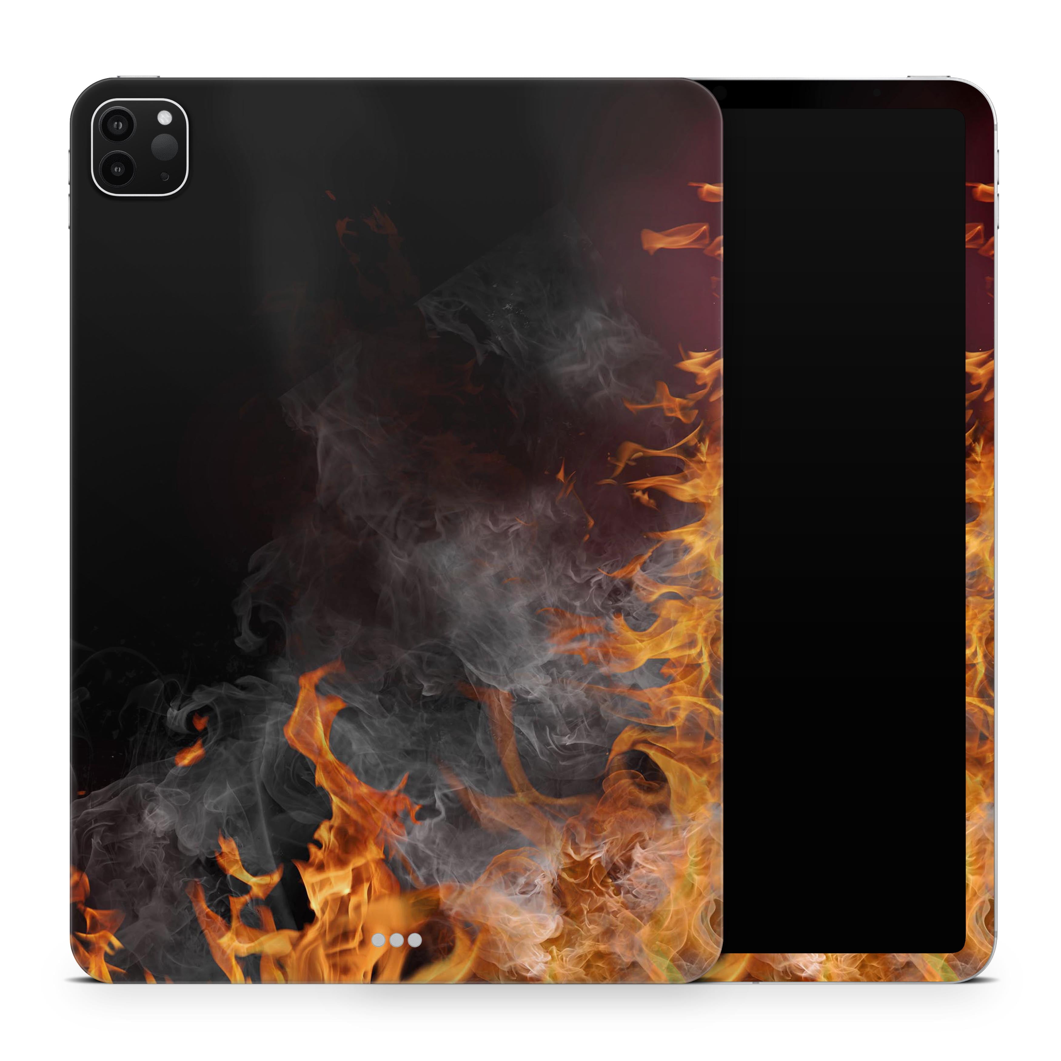 DesignSkinz Fire Flames V1 Full-Body Skin Decal Wrap Cover for iPad Pro ...
