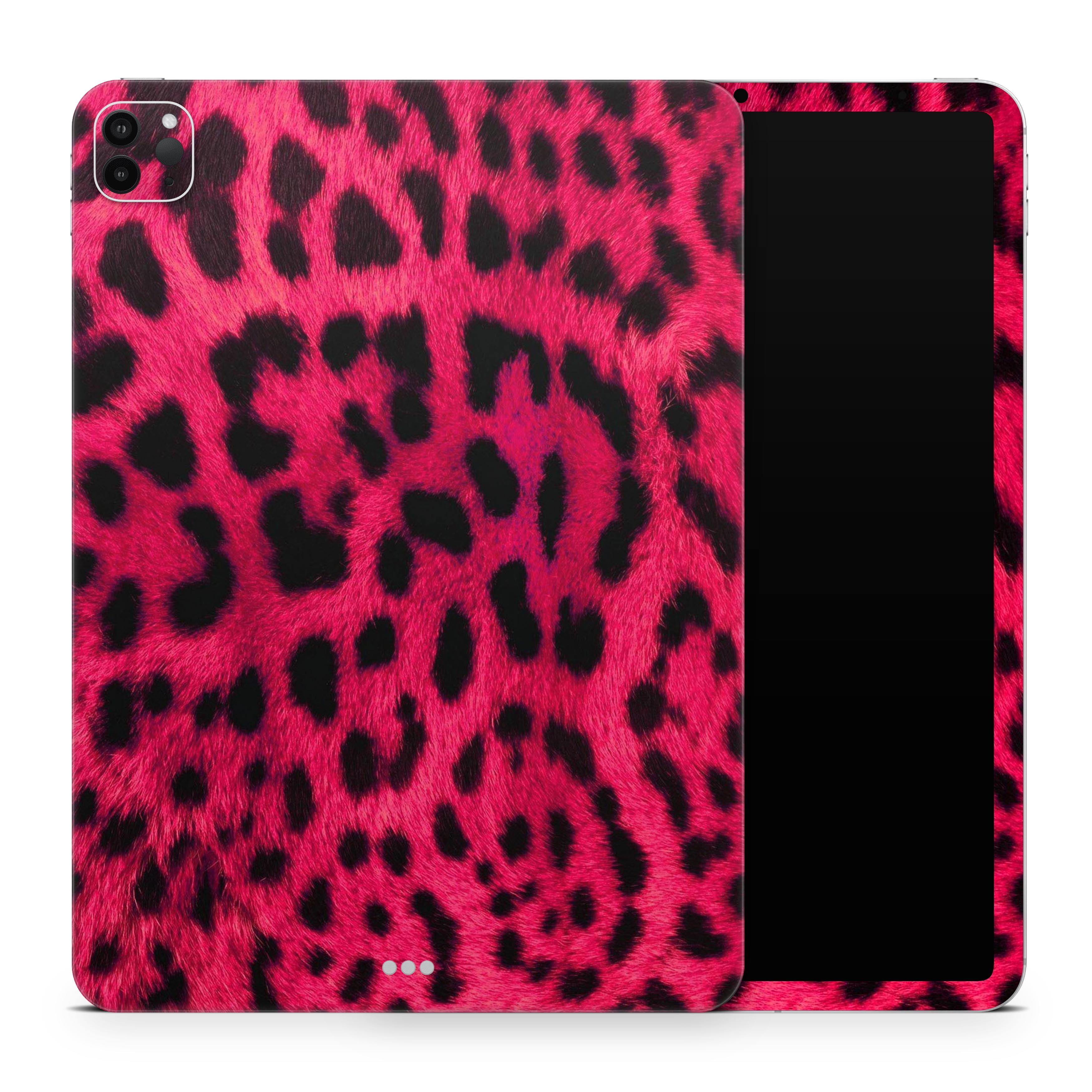 DesignSkinz Fuzzy Real Pink Leopard Print Full-Body Skin Decal Wrap ...