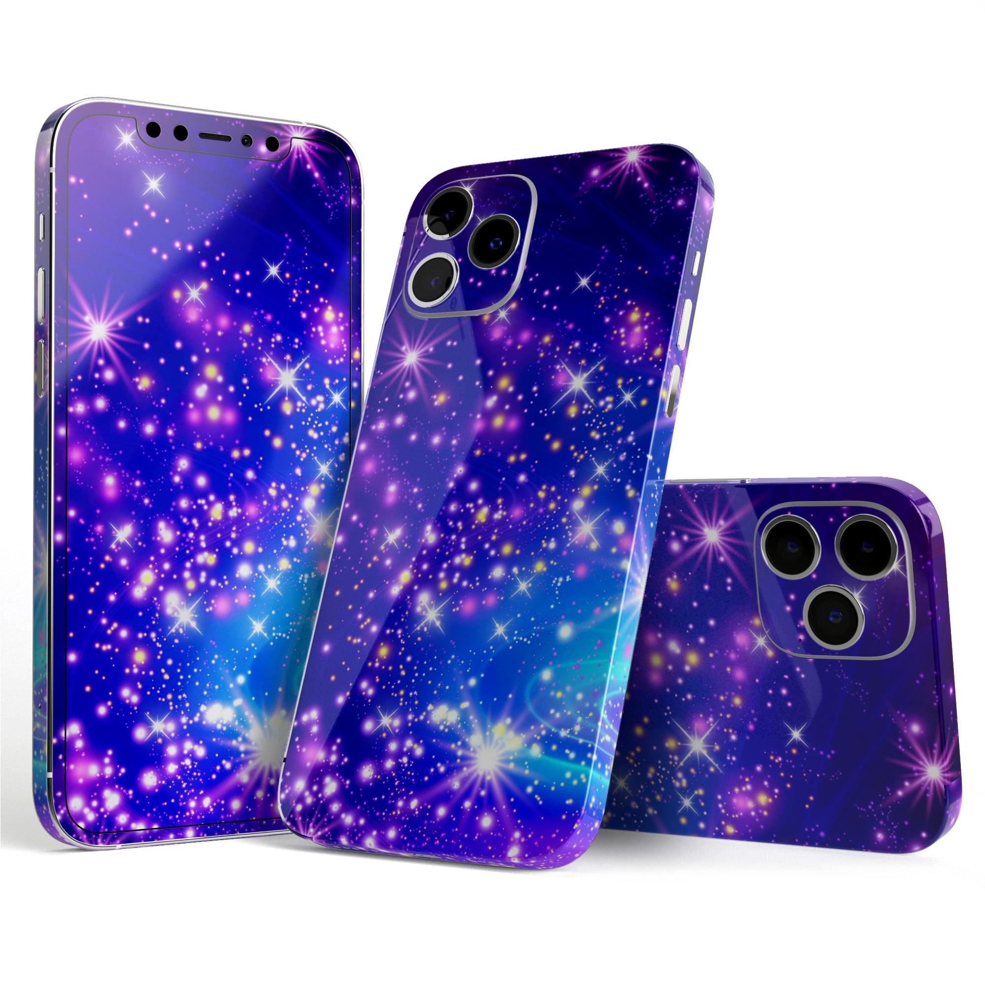 DesignSkinz Glowing Pink & Blue Starry Orbit Full-Body Skin Decal Wrap ...
