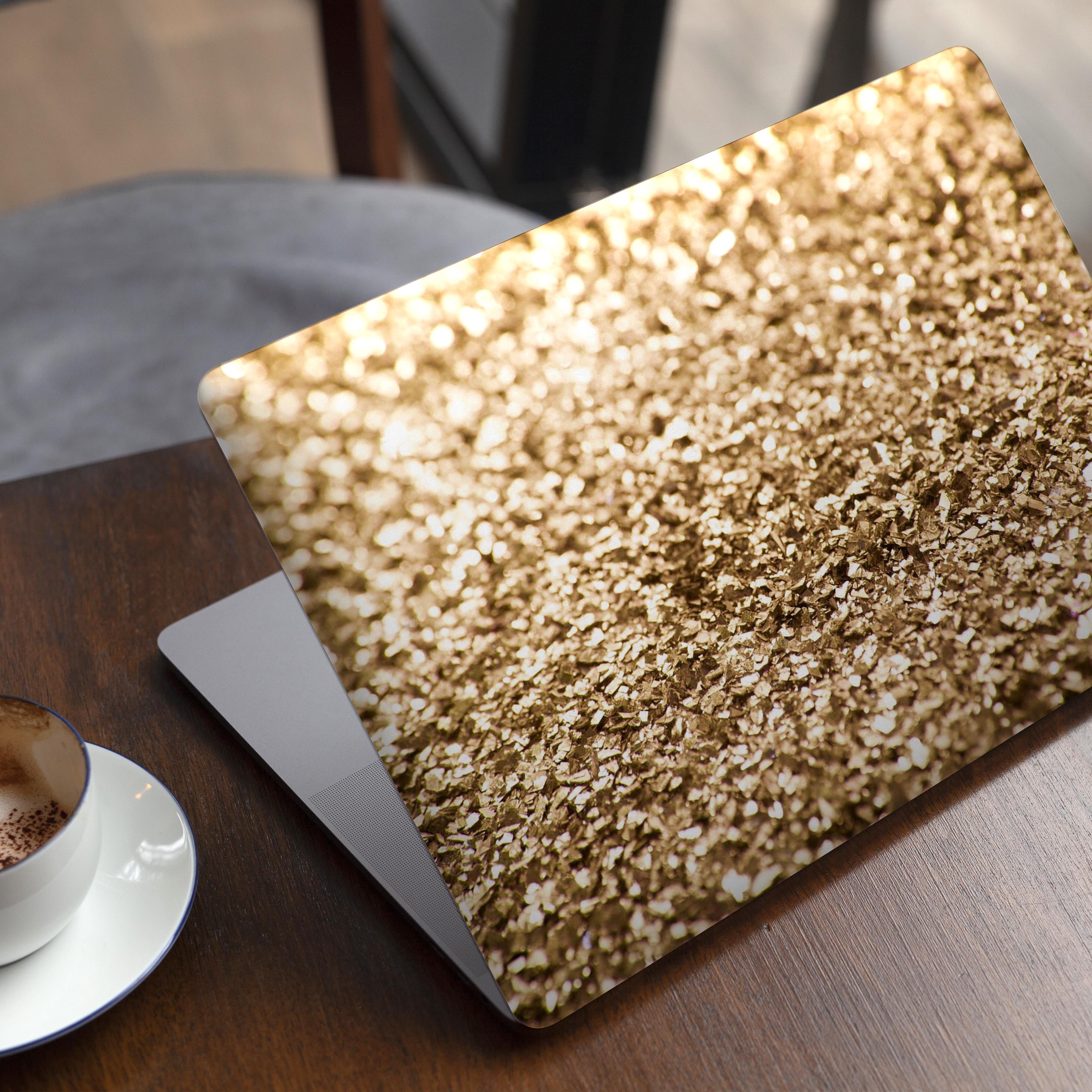 DesignSkinz Gold Glimmer V2 Full-Body Skin Decal Wrap Cover for MacBook ...