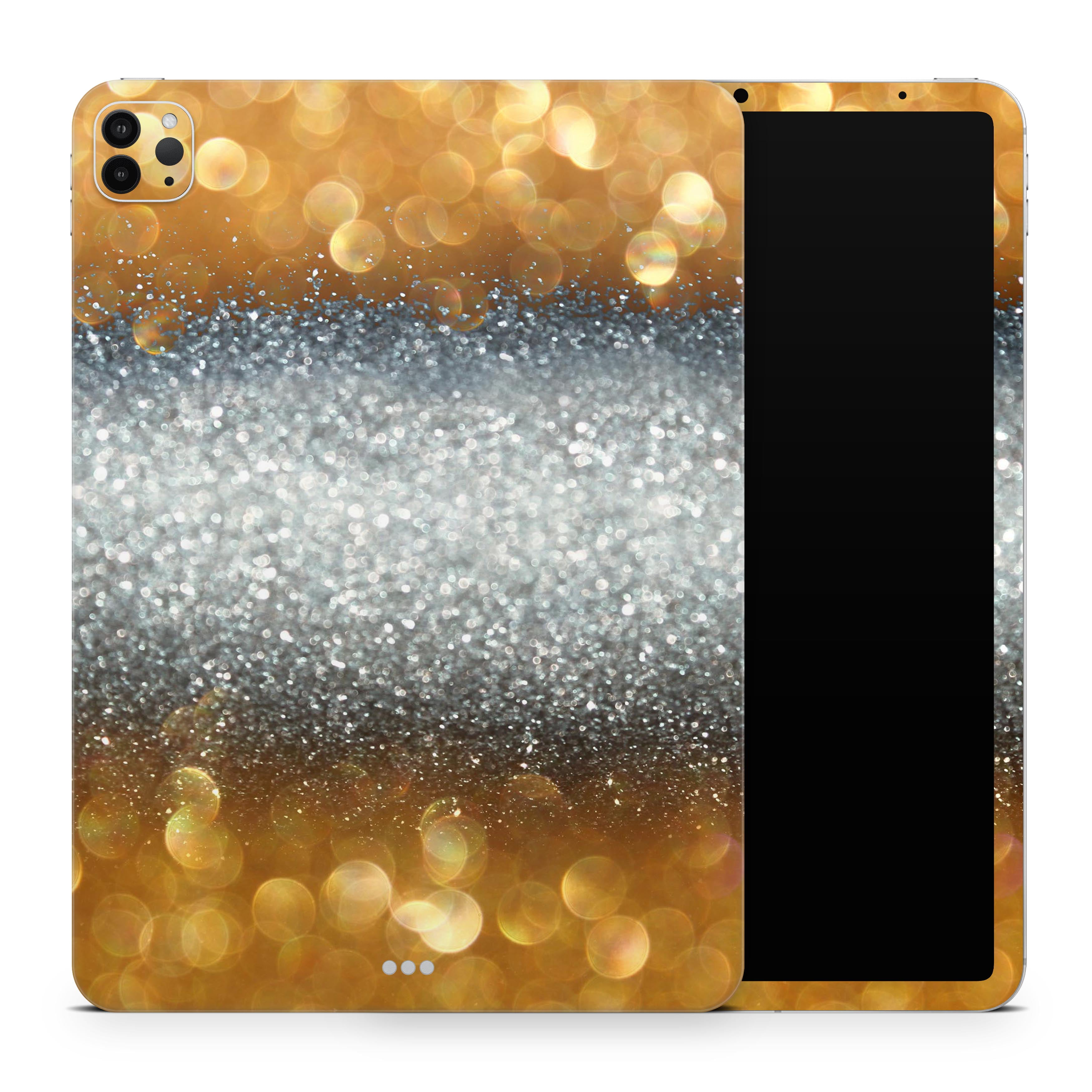 DesignSkinz Gold and Silver Unfocused Orbs of Glowing Light Full-Body ...