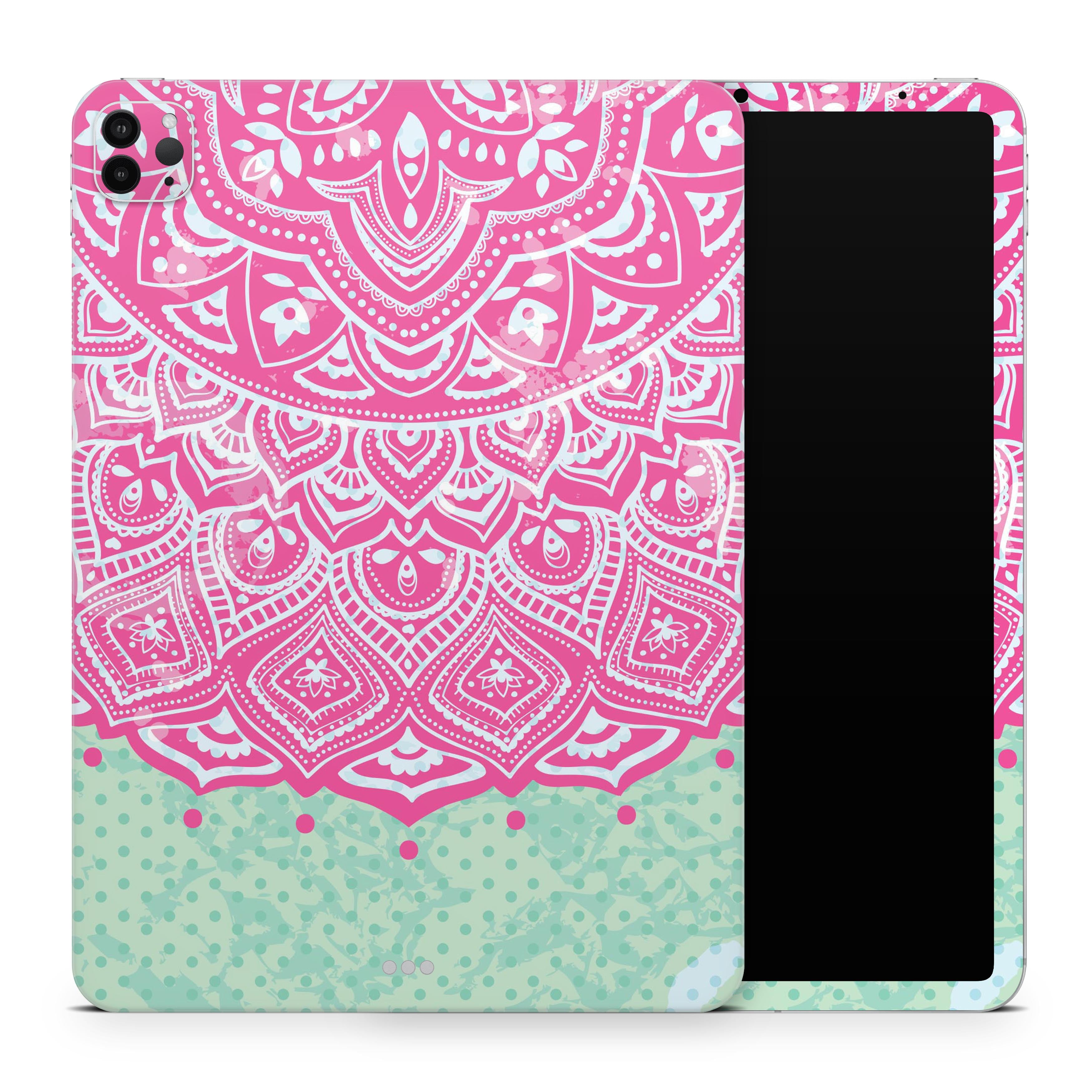DesignSkinz Green and Pink Tribal v3 Full-Body Skin Decal Wrap Cover ...