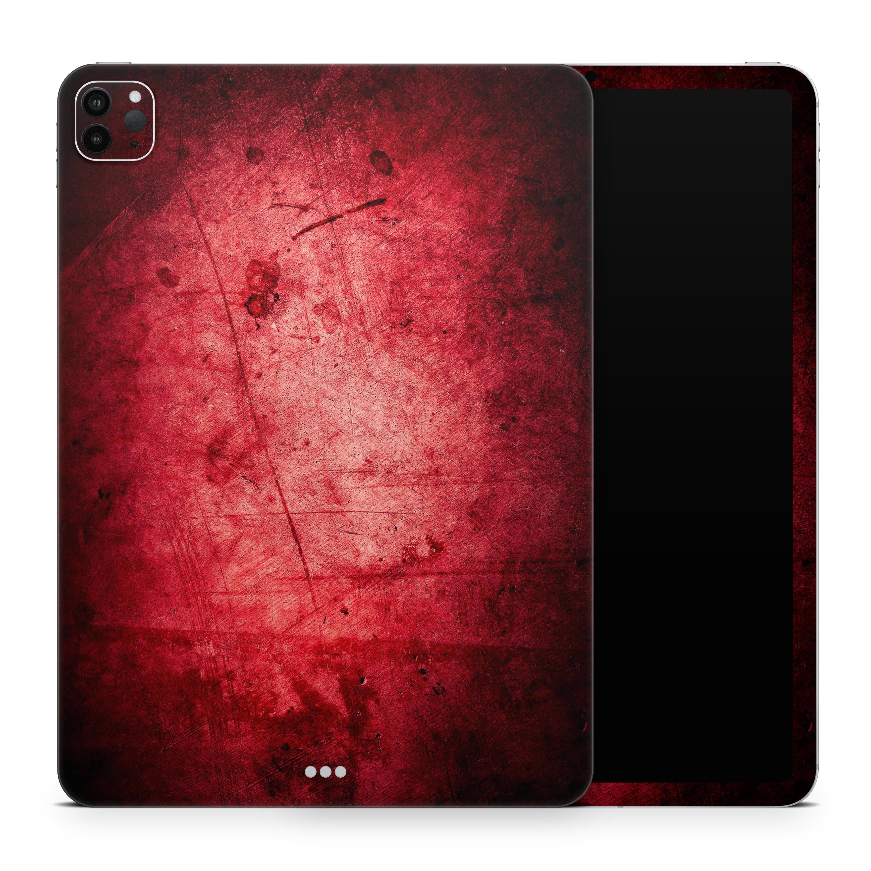 DesignSkinz Grungy Red Scratched Surface Full-Body Skin Decal Wrap ...