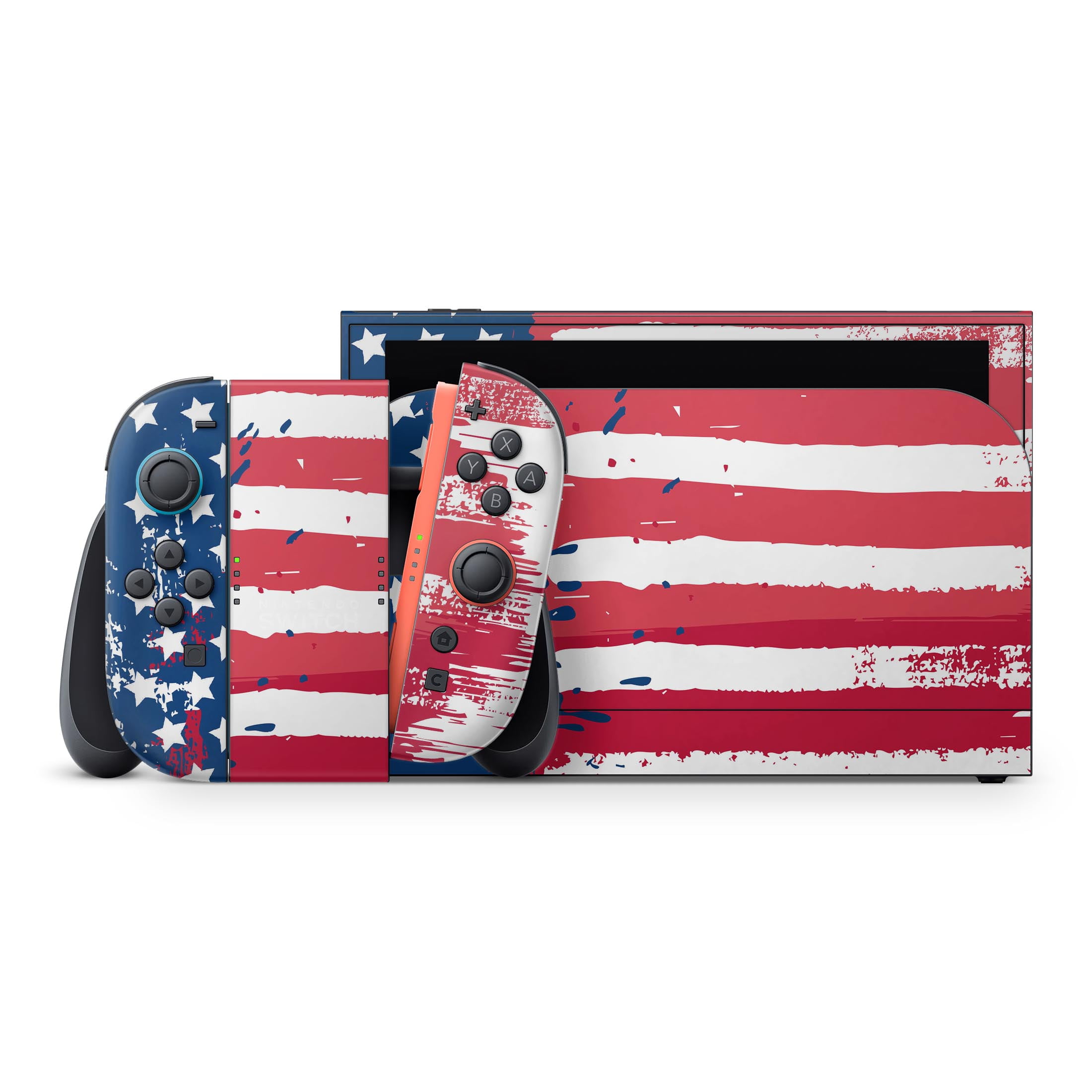 DesignSkinz Grungy Vector American Flag Full-Body Skin Decal Wrap Cover ...