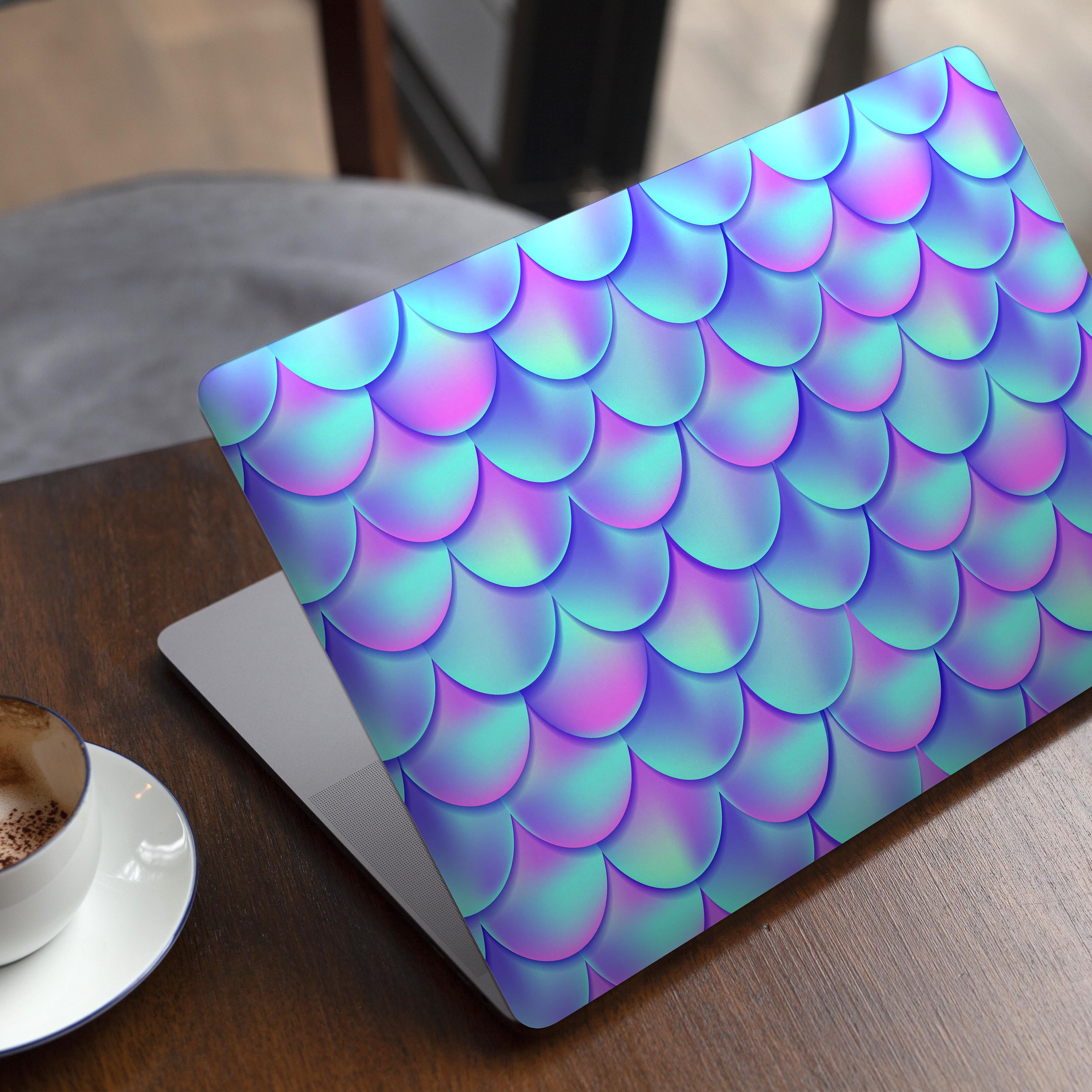 DesignSkinz Holographic Mermaid Scales Full-Body Skin Decal Wrap Cover ...