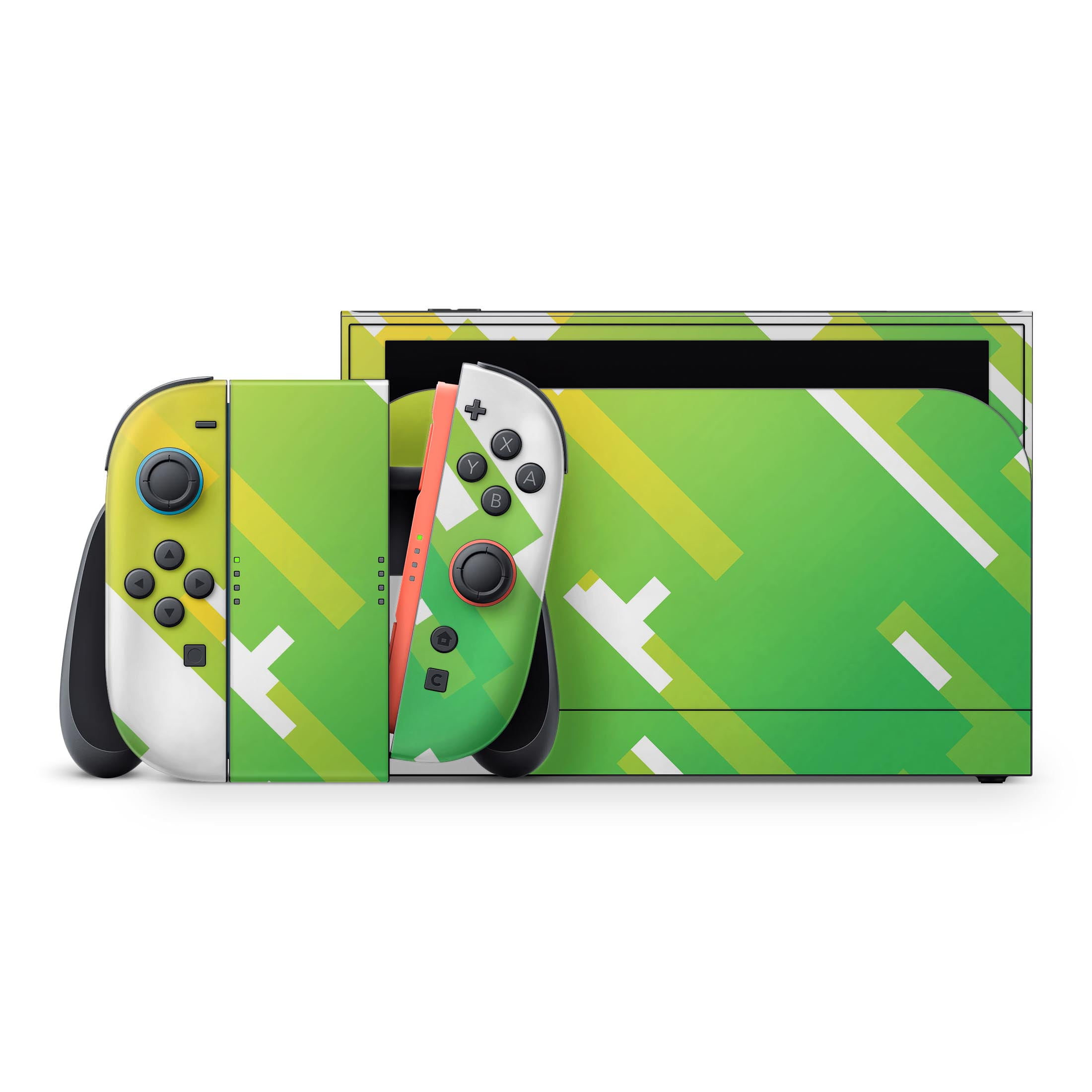 DesignSkinz Lemon Lime Modern Shapes Full-Body Skin Decal Wrap Cover ...