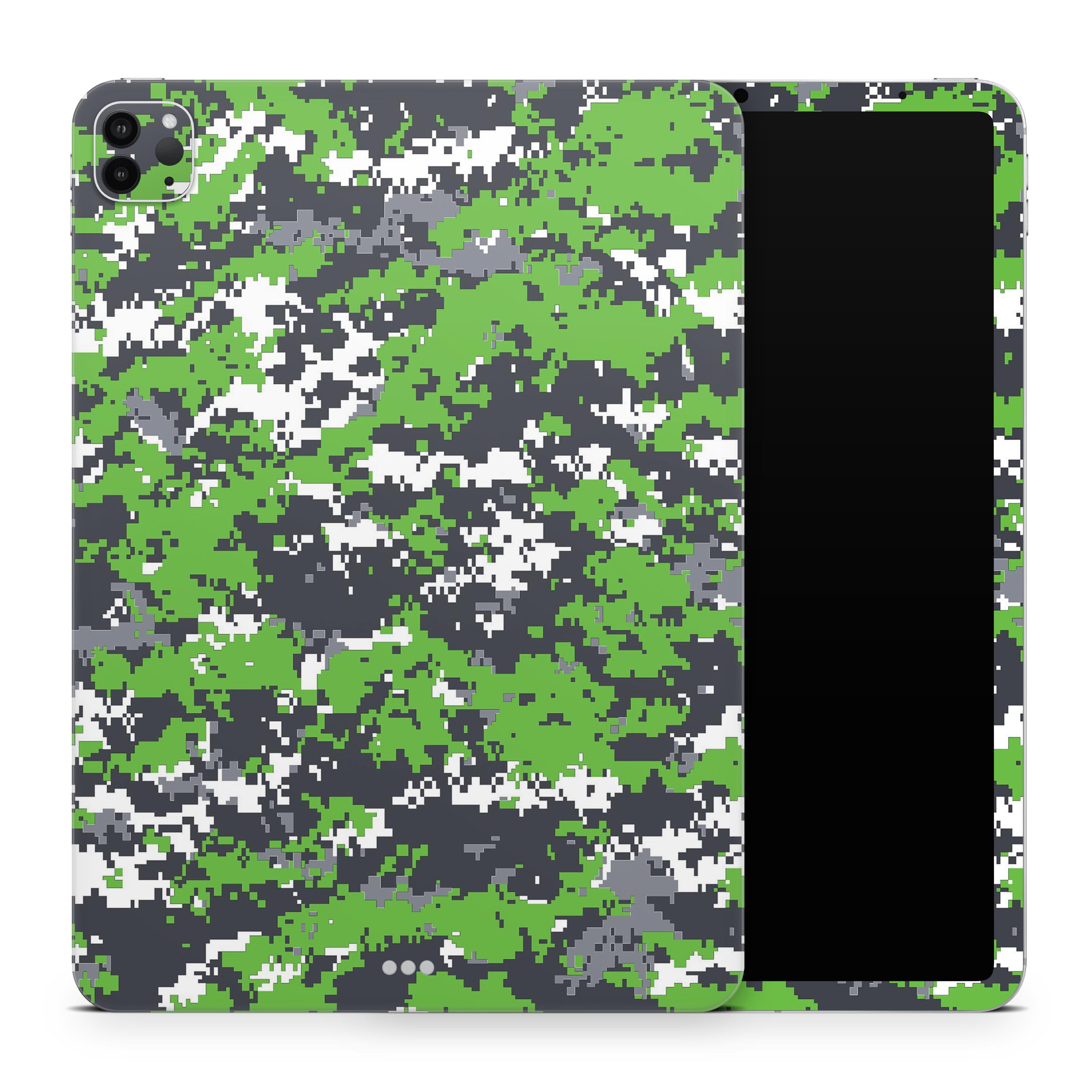 DesignSkinz Lime Green and White Digital Camouflage Full-Body Skin ...