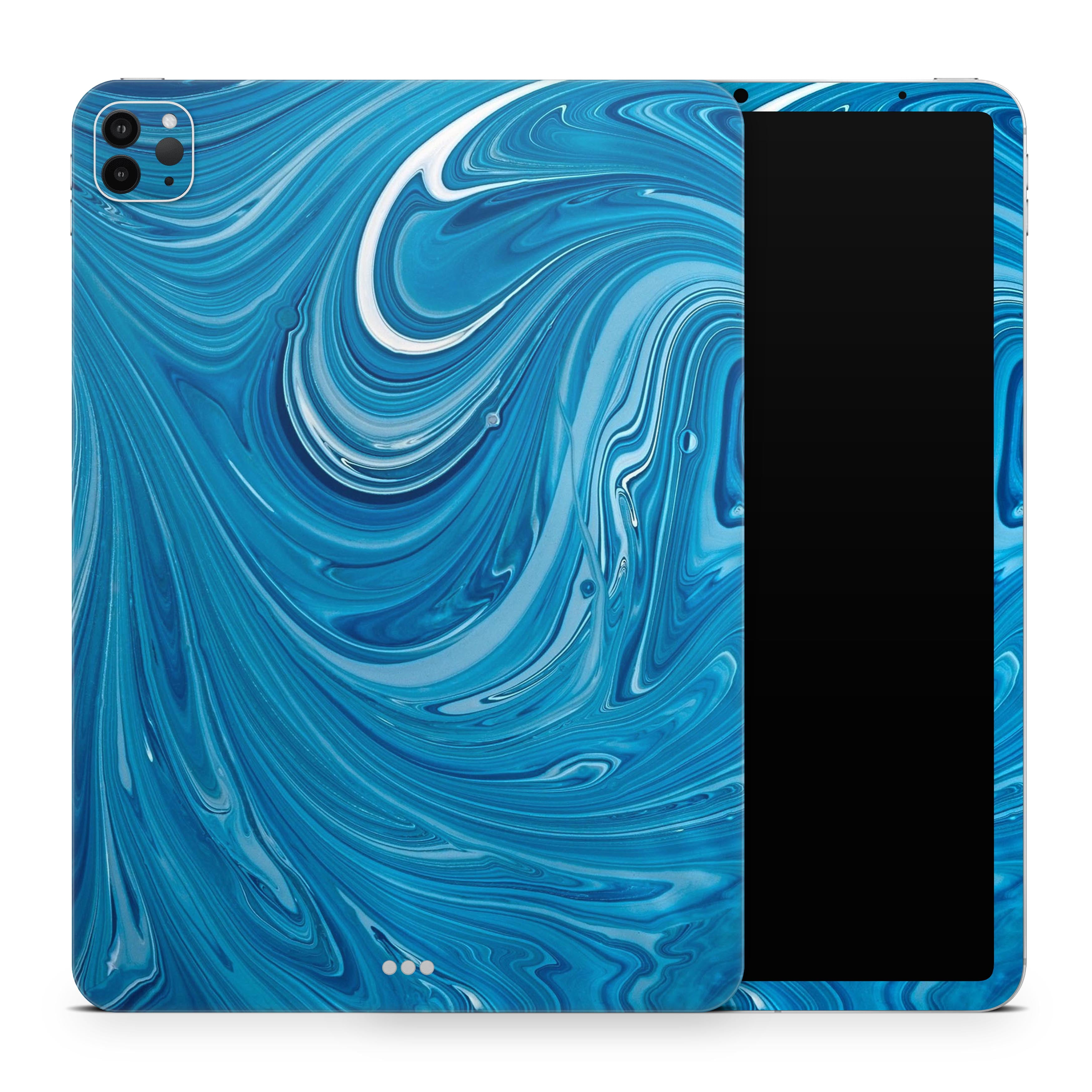 DesignSkinz Liquid Blue Color Fusion Full-Body Skin Decal Wrap Cover ...