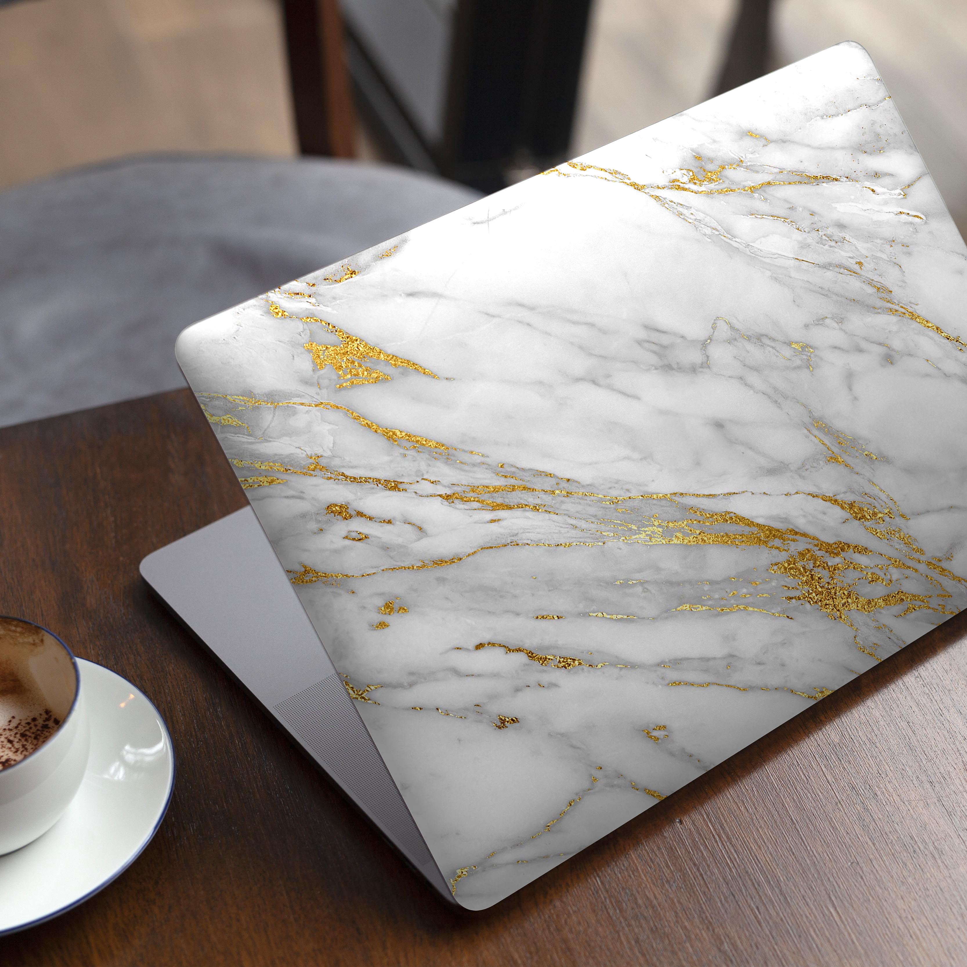 DesignSkinz Marble & Digital Gold Foil V4 Full-Body Skin Decal Wrap ...