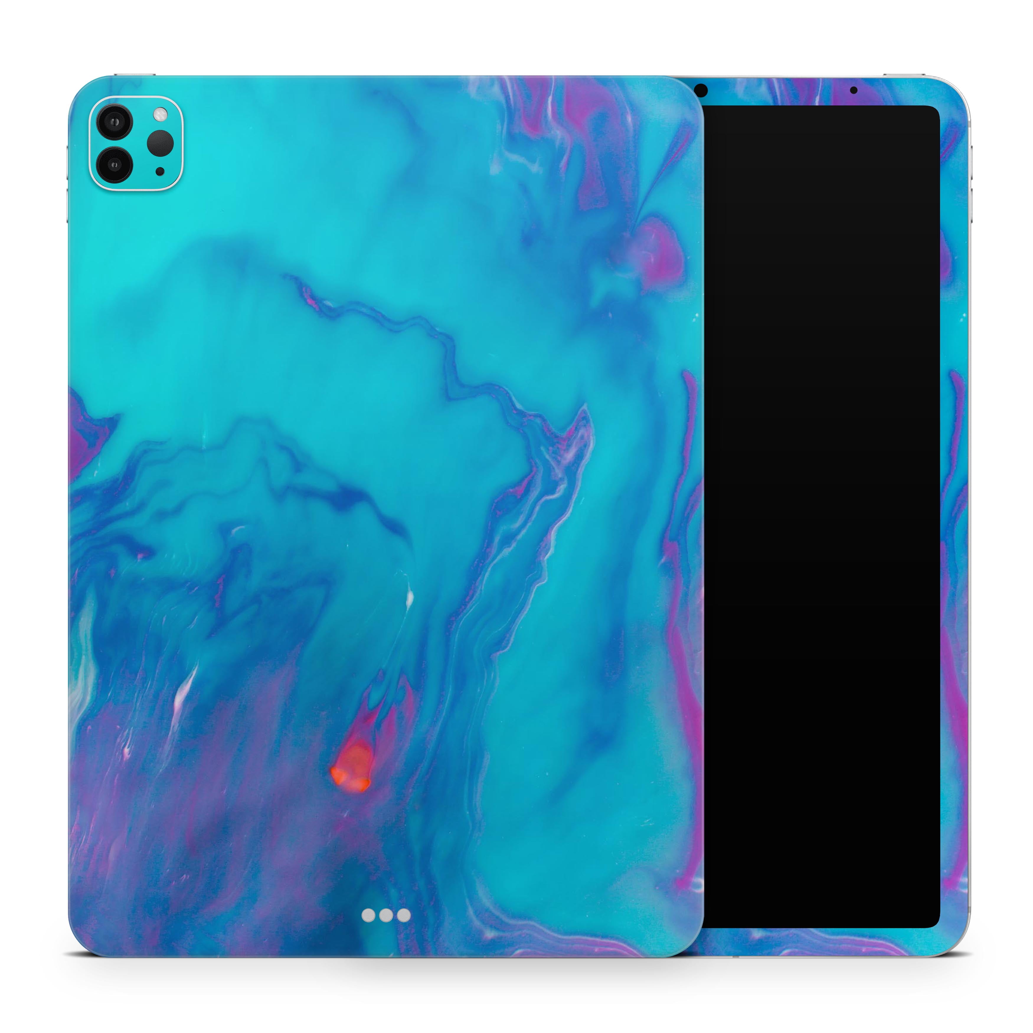 DesignSkinz Marbleized Ocean Blue Full-Body Skin Decal Wrap Cover for ...