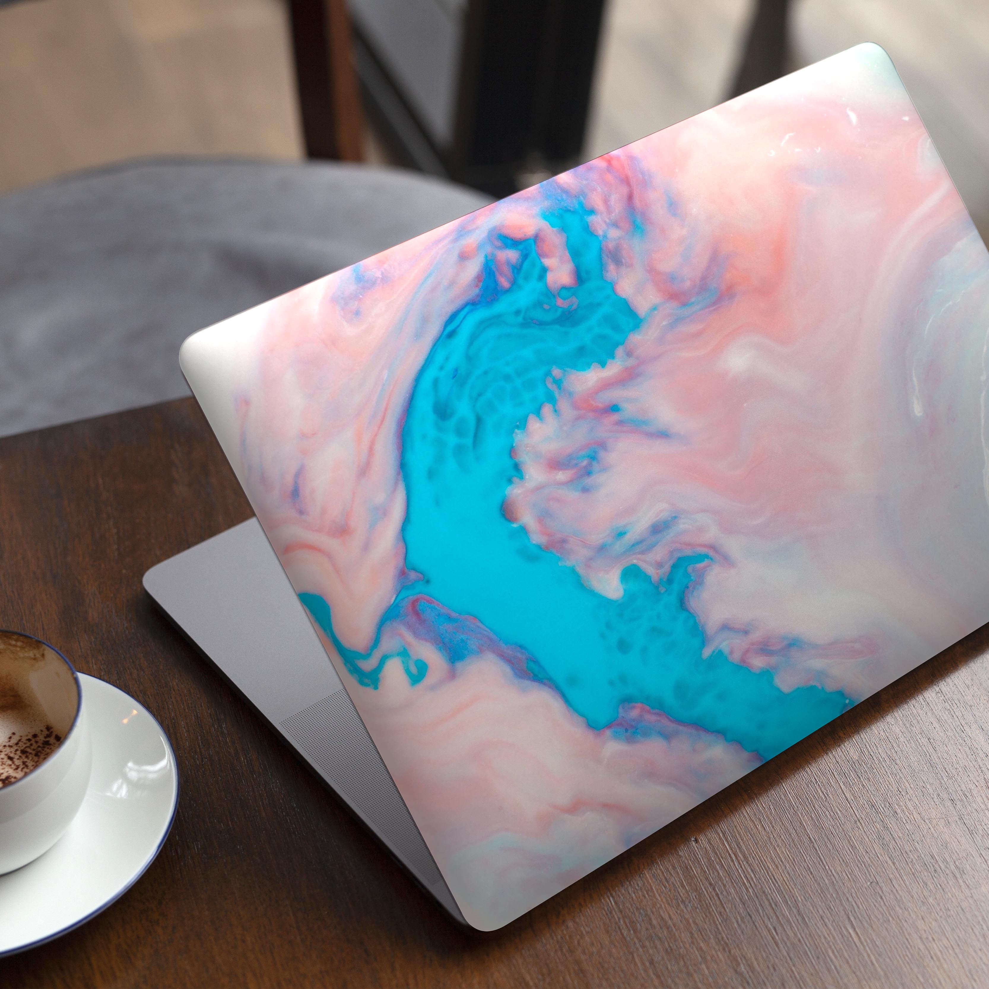 DesignSkinz Marbleized Pink and Blue Paradise V322 Full-Body Skin Decal ...