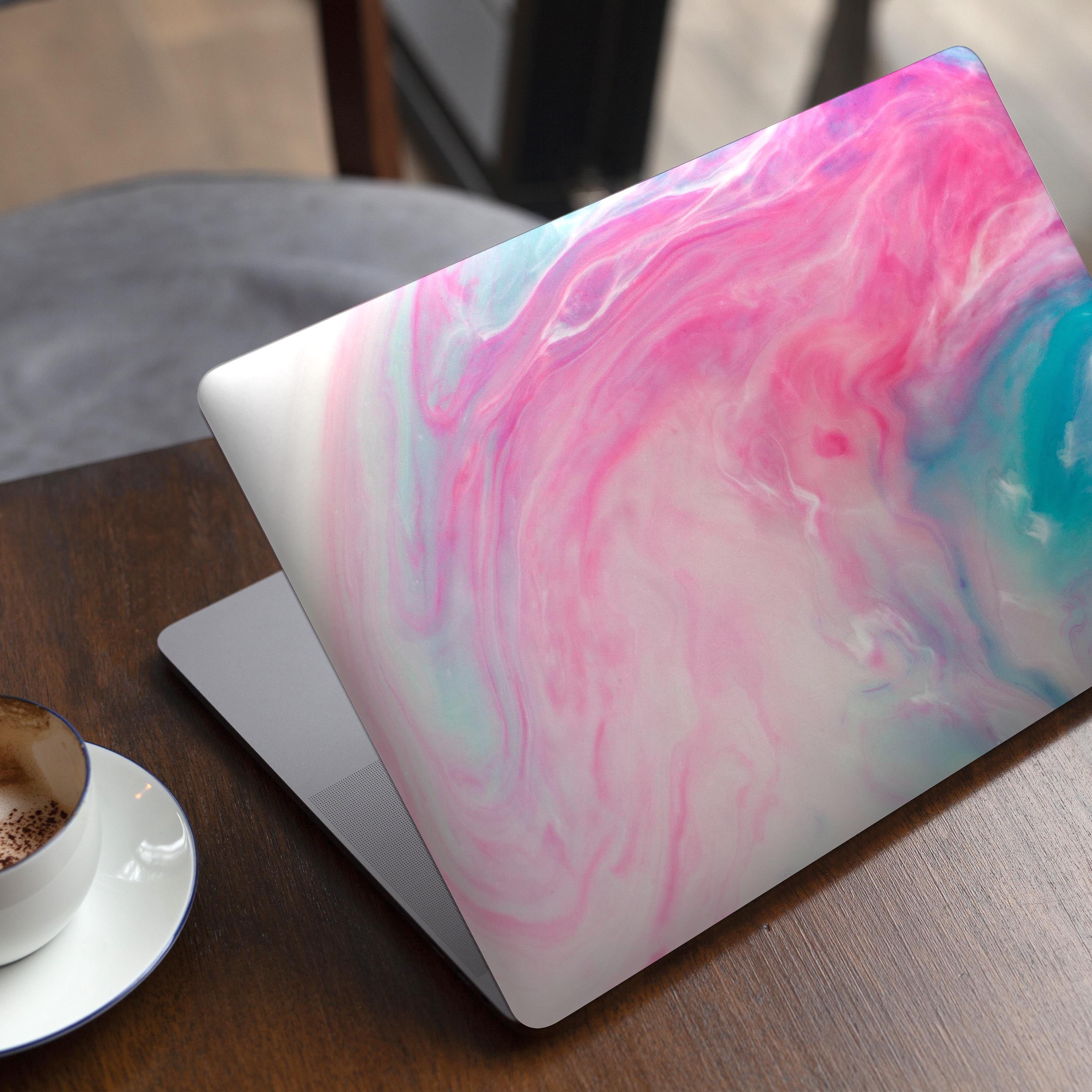 DesignSkinz Marbleized Pink and Blue Paradise V712 Full-Body Skin Decal ...