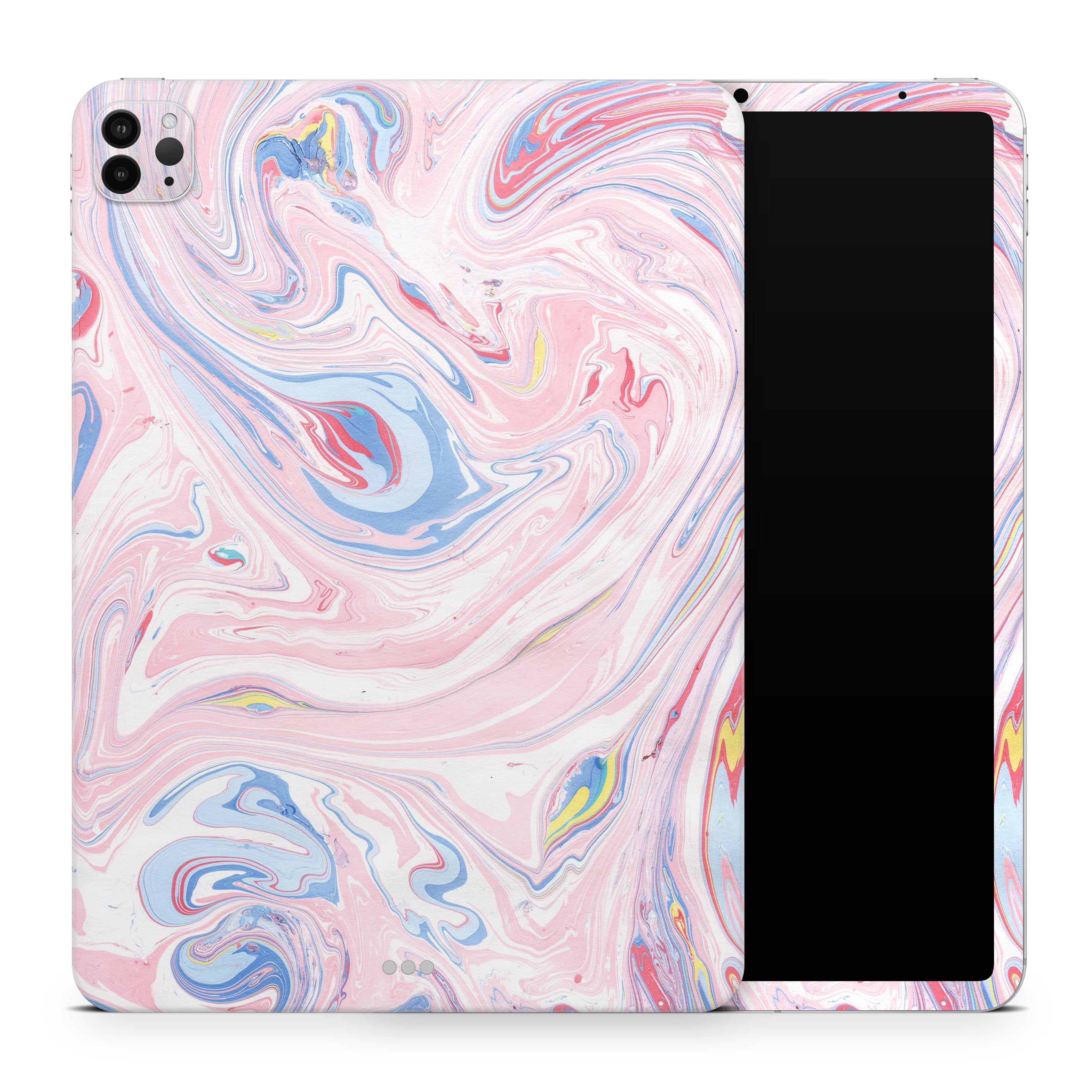 DesignSkinz Marbleized Pink and Blue Swirl V2123 Full-Body Skin Decal ...