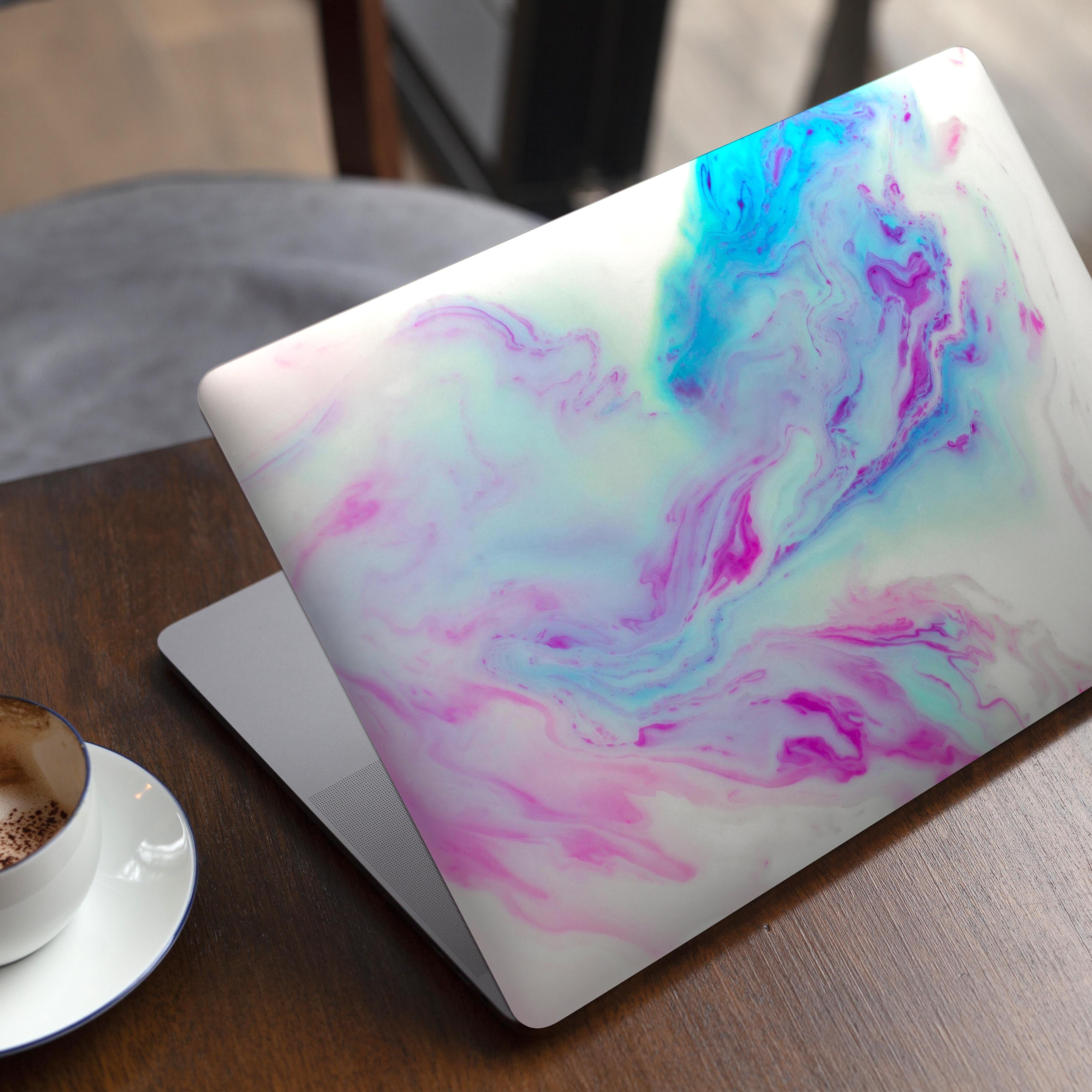 DesignSkinz Marbleized Soft Blue V32 Full-Body Skin Decal Wrap Cover ...